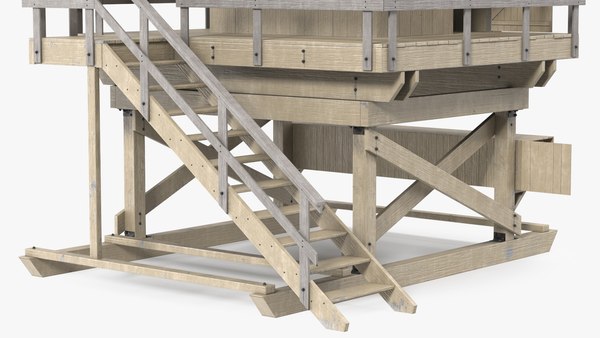 Lifeguard House model - TurboSquid 1723617