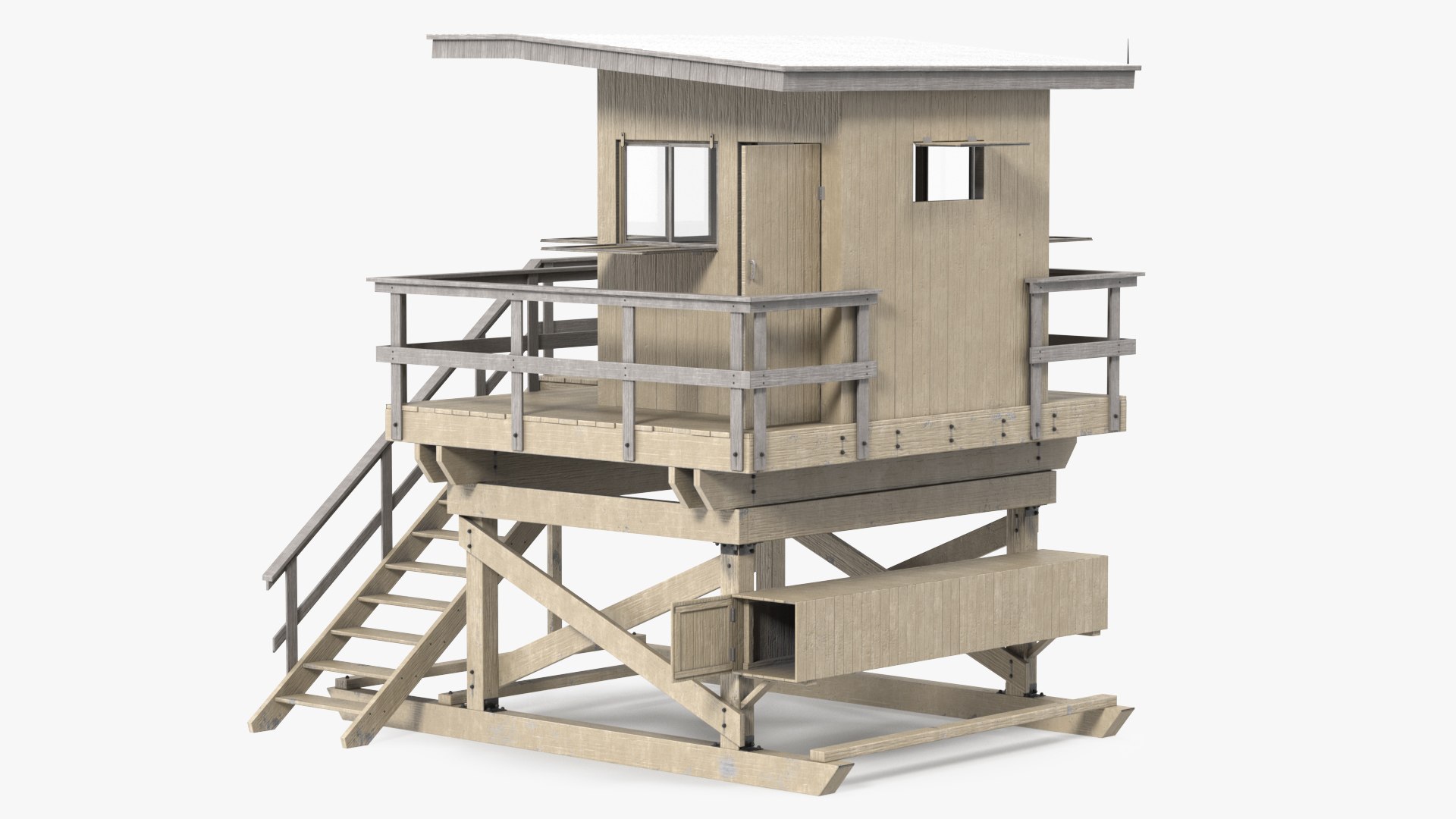 Lifeguard House Model - TurboSquid 1723617