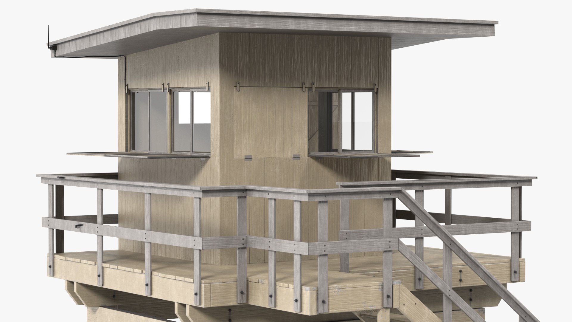 Lifeguard House Model - TurboSquid 1723617