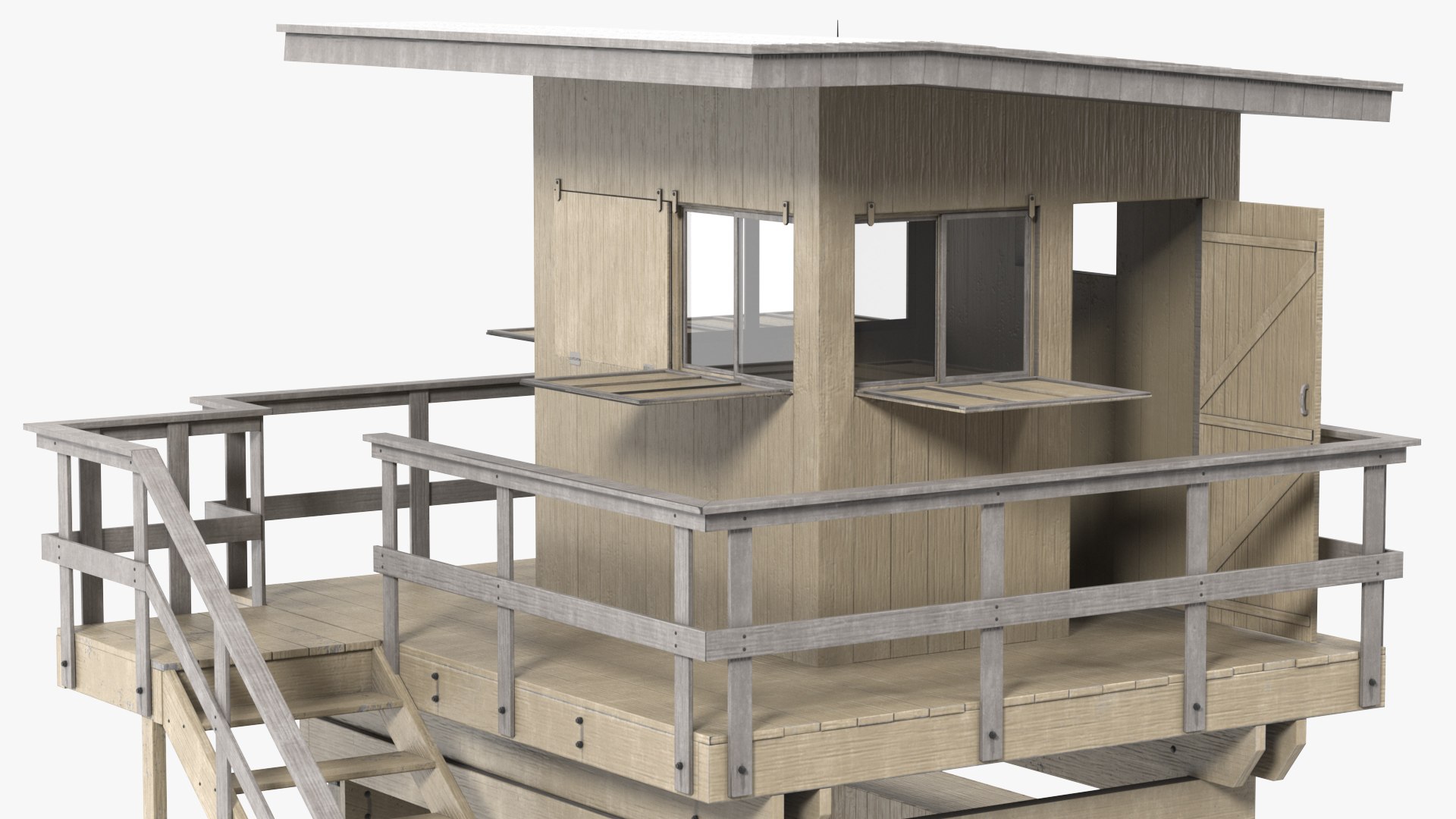Lifeguard House Model - TurboSquid 1723617