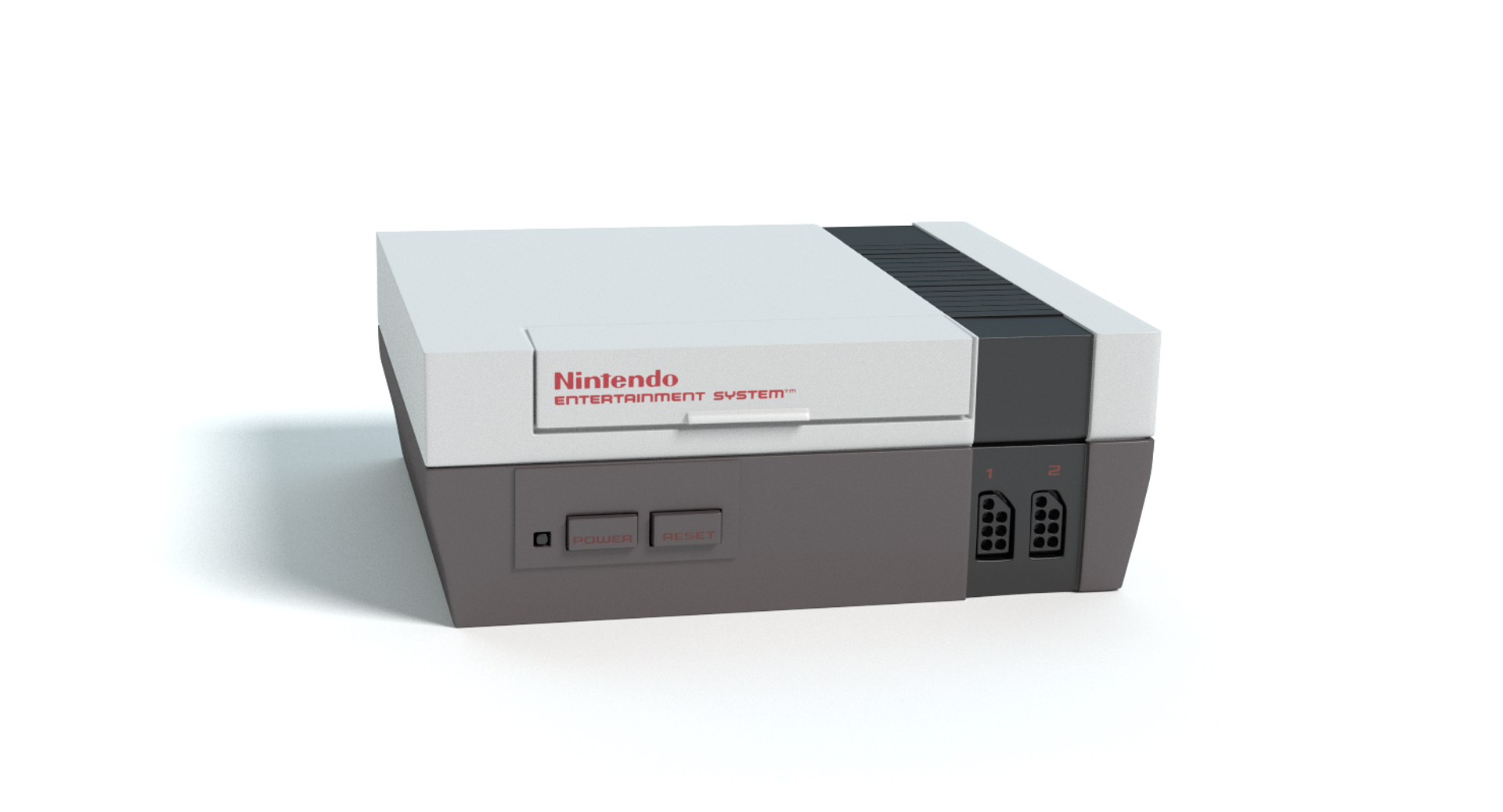 3d Nintendo Nes Model
