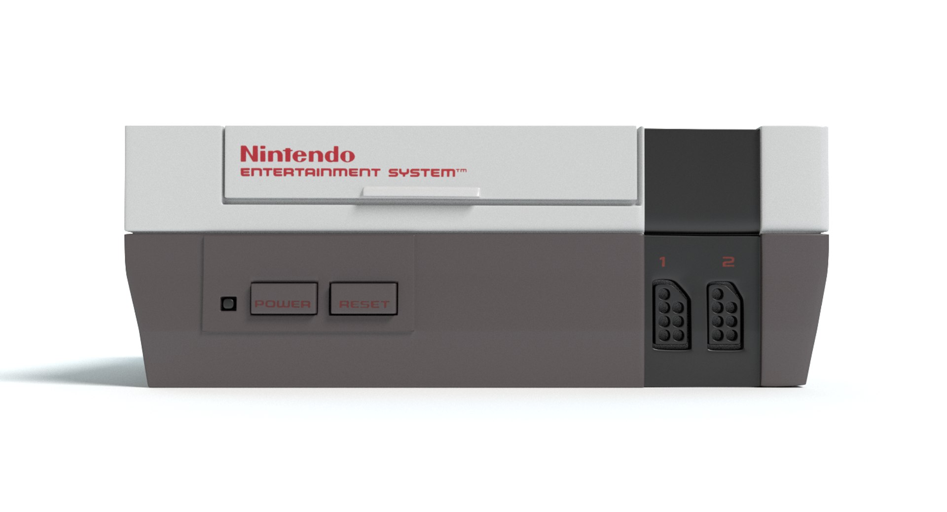 3d Nintendo Nes Model