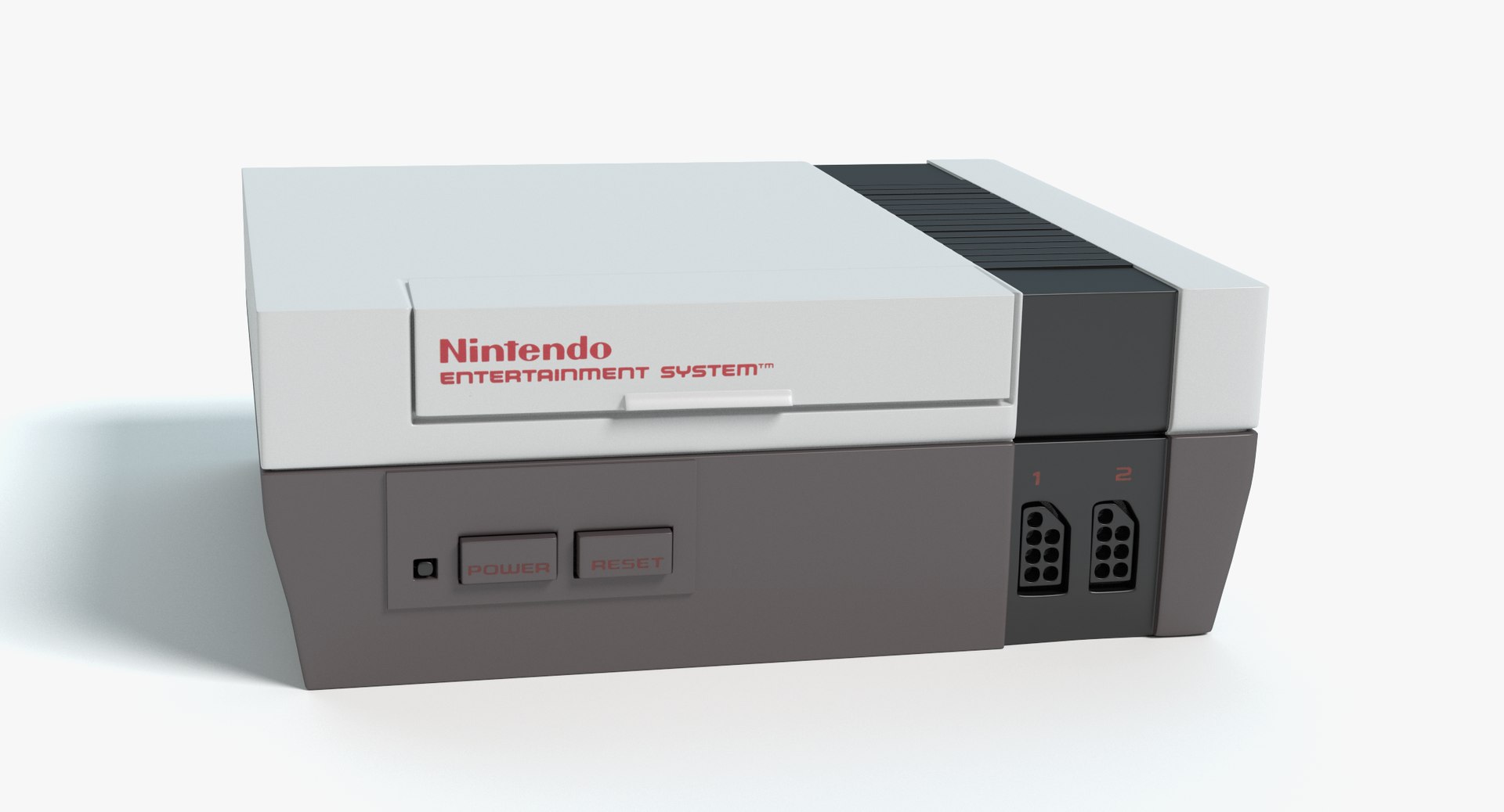 3d Nintendo Nes Model