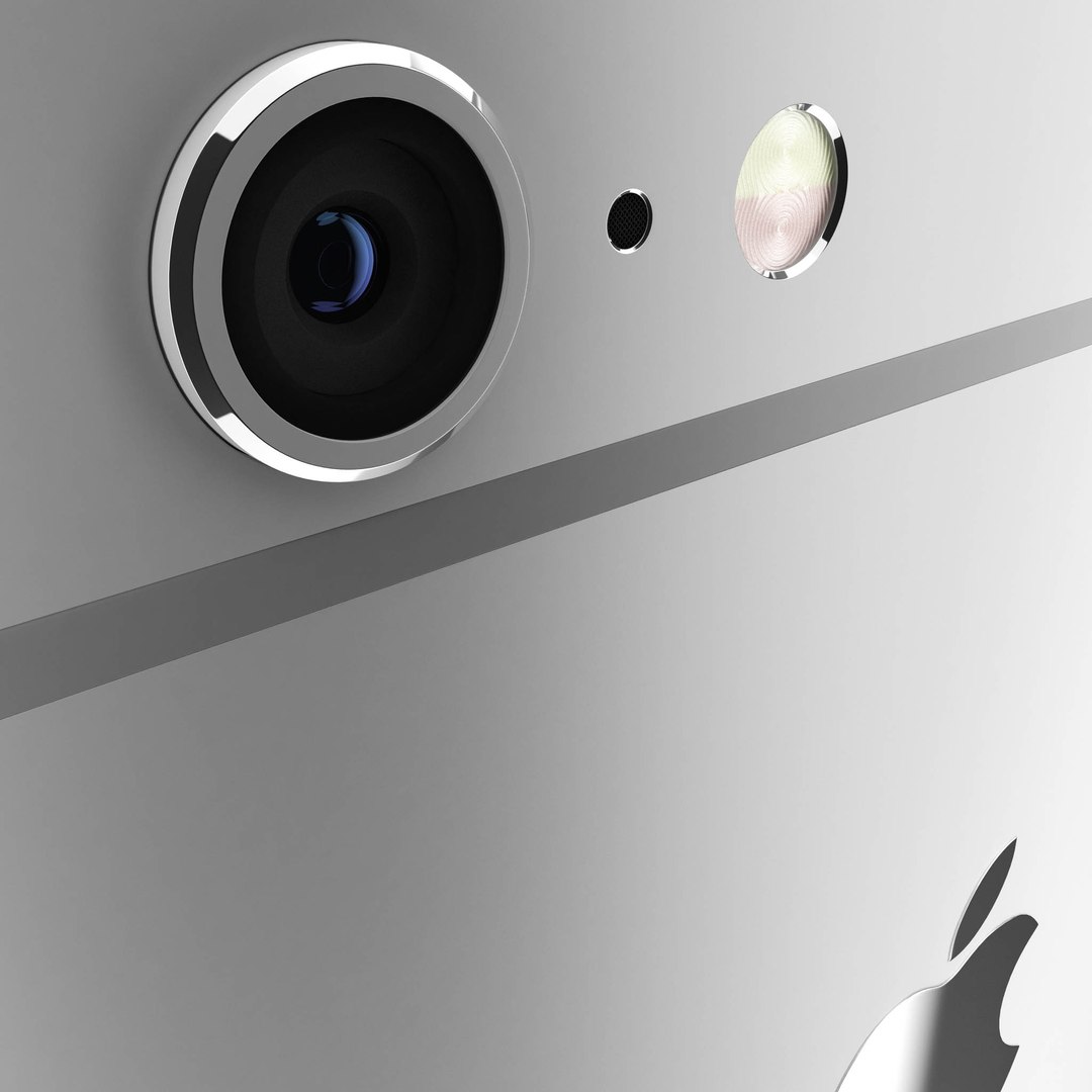 3d Apple Iphone 6 Silver