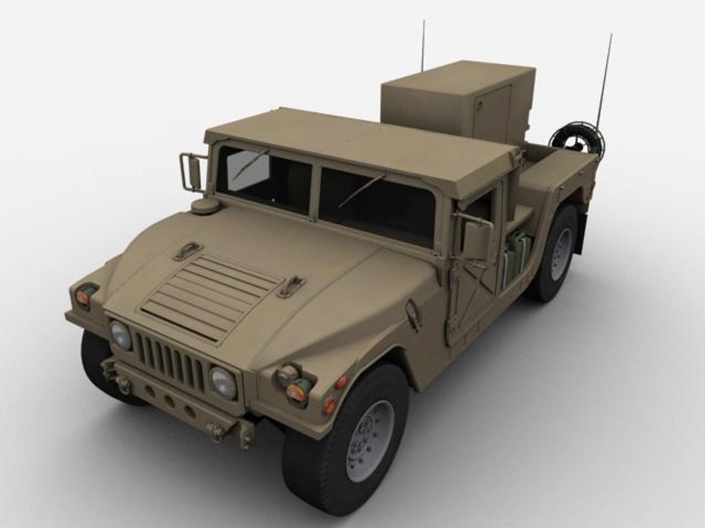 3d model hummer generator