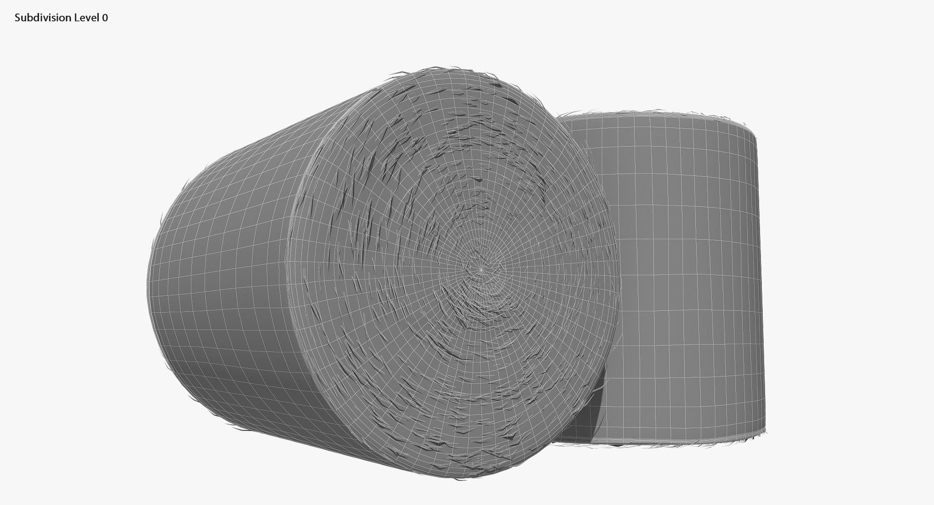 3D Model Hay Bale - TurboSquid 1603475