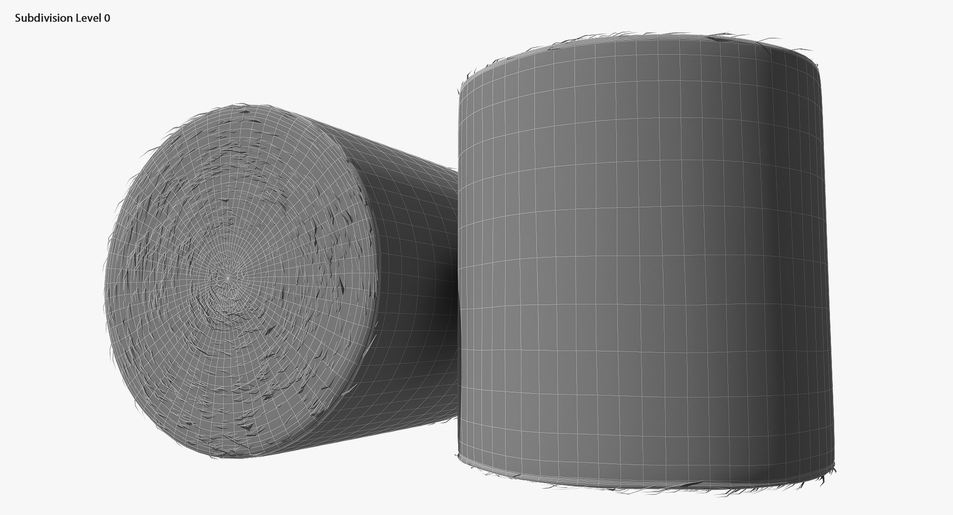 3D Model Hay Bale - TurboSquid 1603475