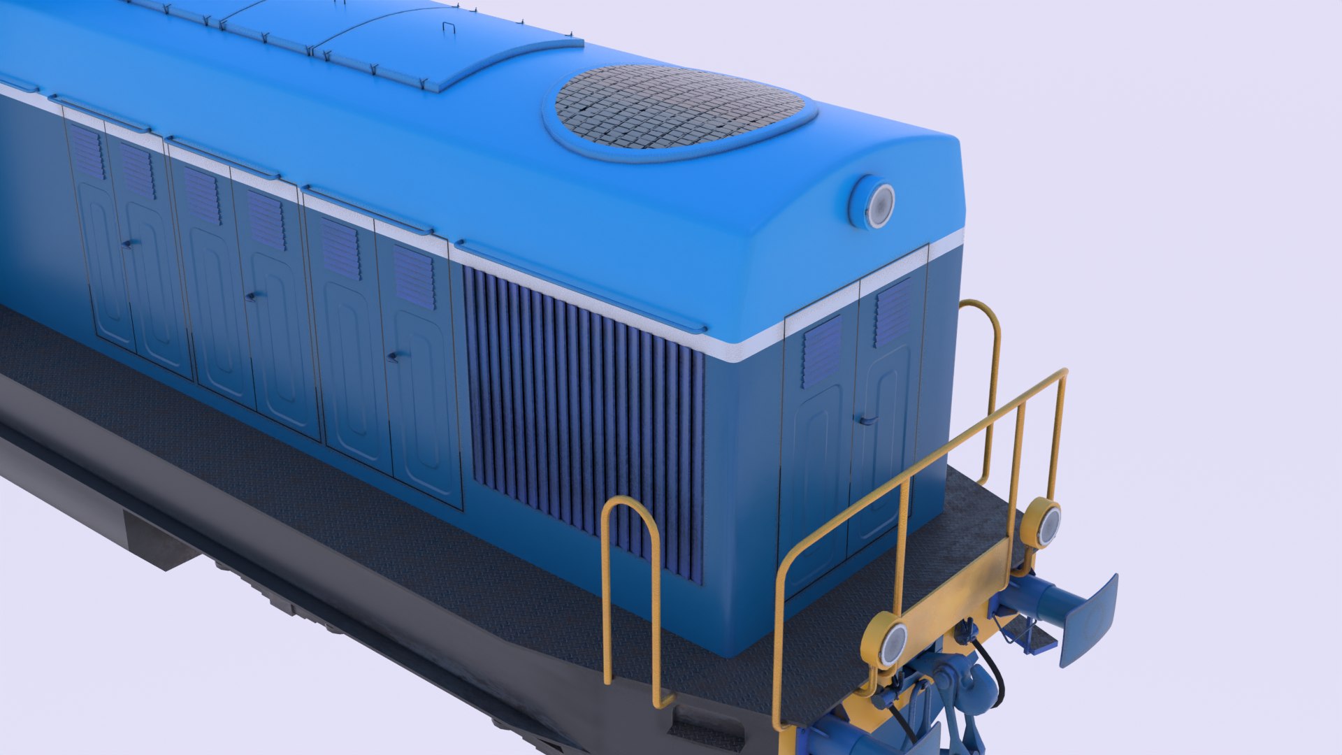 Diesel Locomotive PBR Textures 3D Model - TurboSquid 2028742