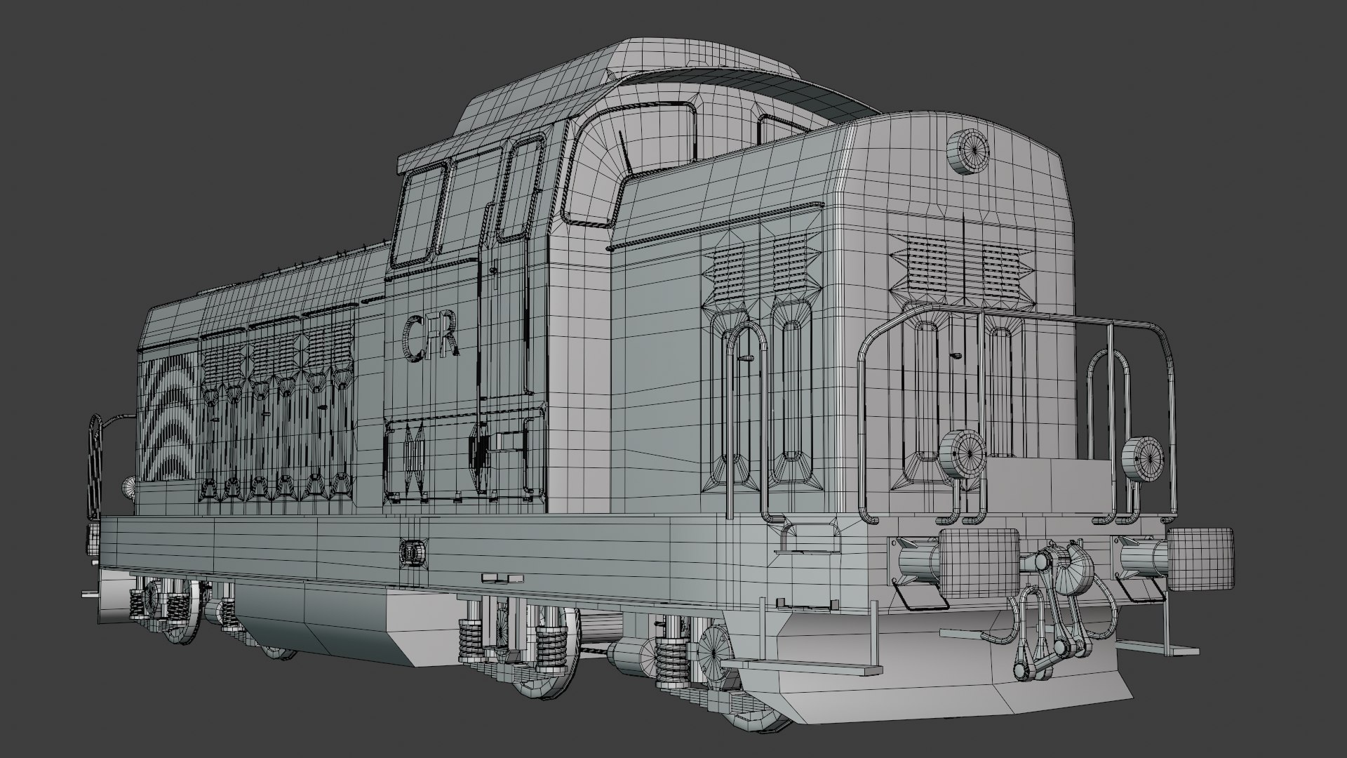 Diesel Locomotive PBR Textures 3D Model - TurboSquid 2028742