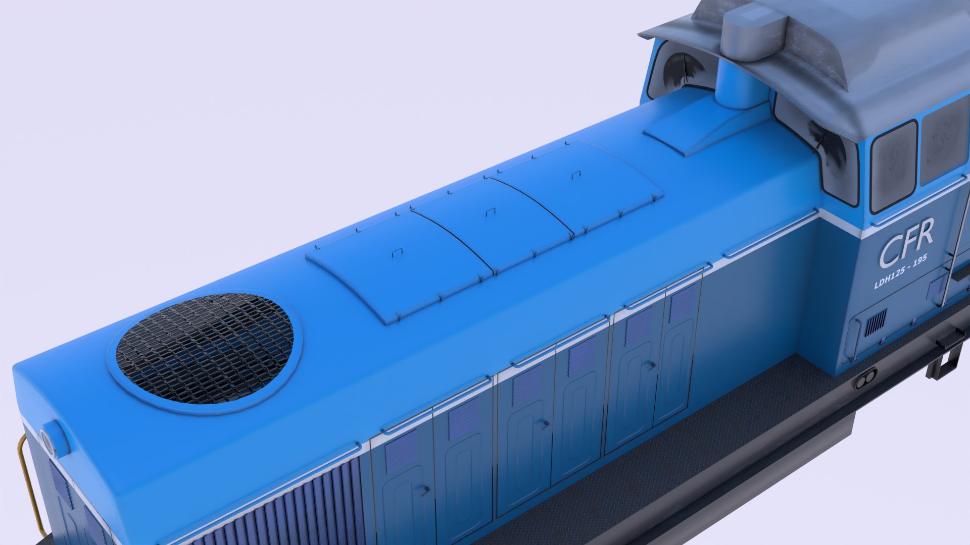 Diesel Locomotive PBR Textures 3D Model - TurboSquid 2028742