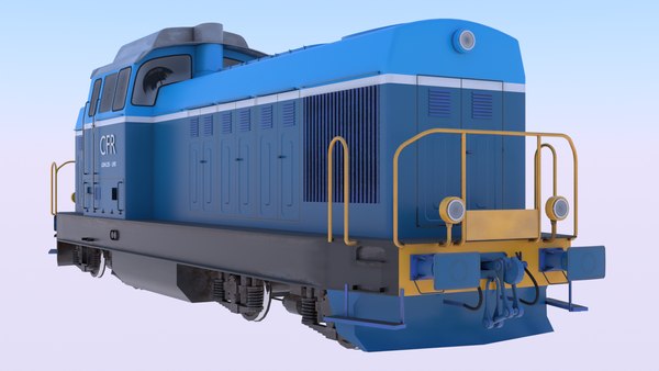 modelo 3d Texturas PBR de locomotora diésel. - TurboSquid 2028742