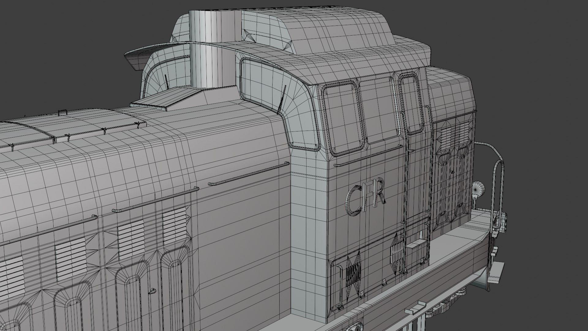 Diesel Locomotive PBR Textures 3D Model - TurboSquid 2028742