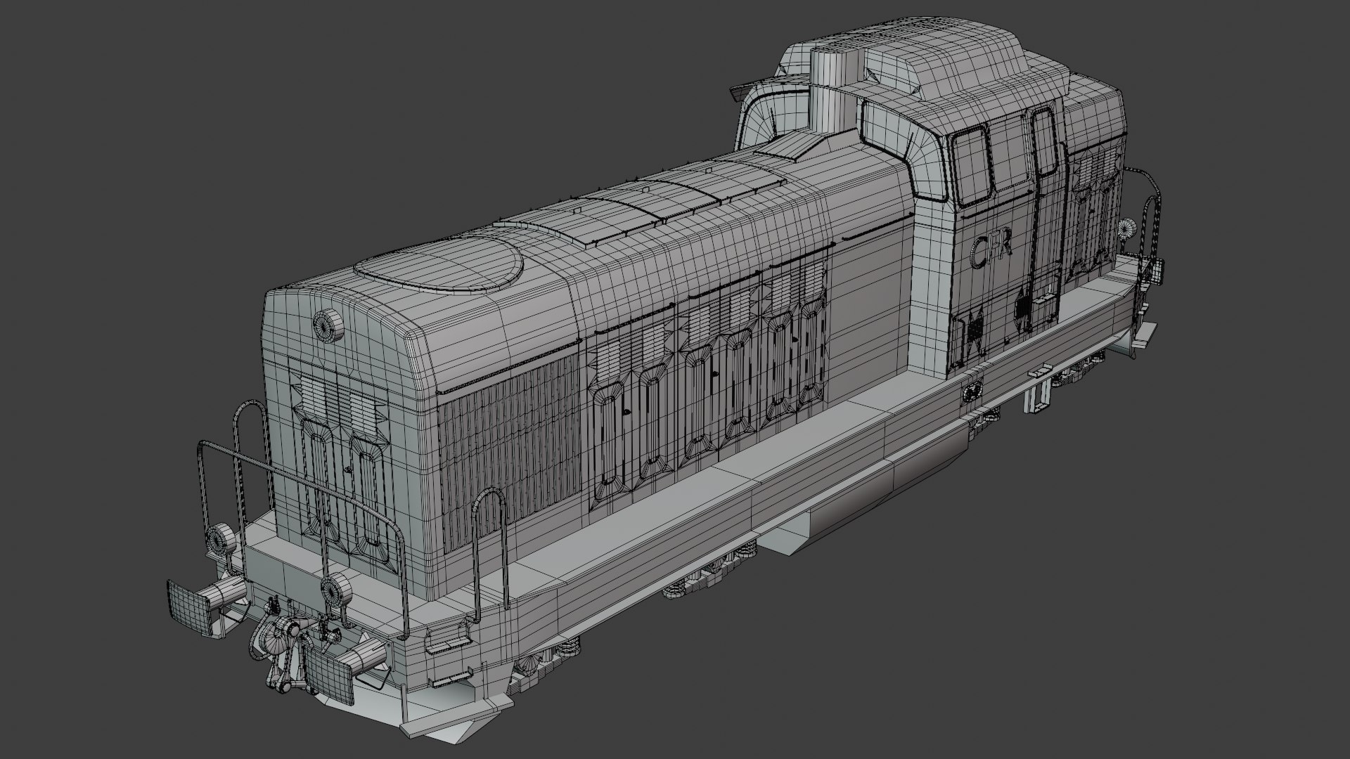 Diesel Locomotive PBR Textures 3D Model - TurboSquid 2028742