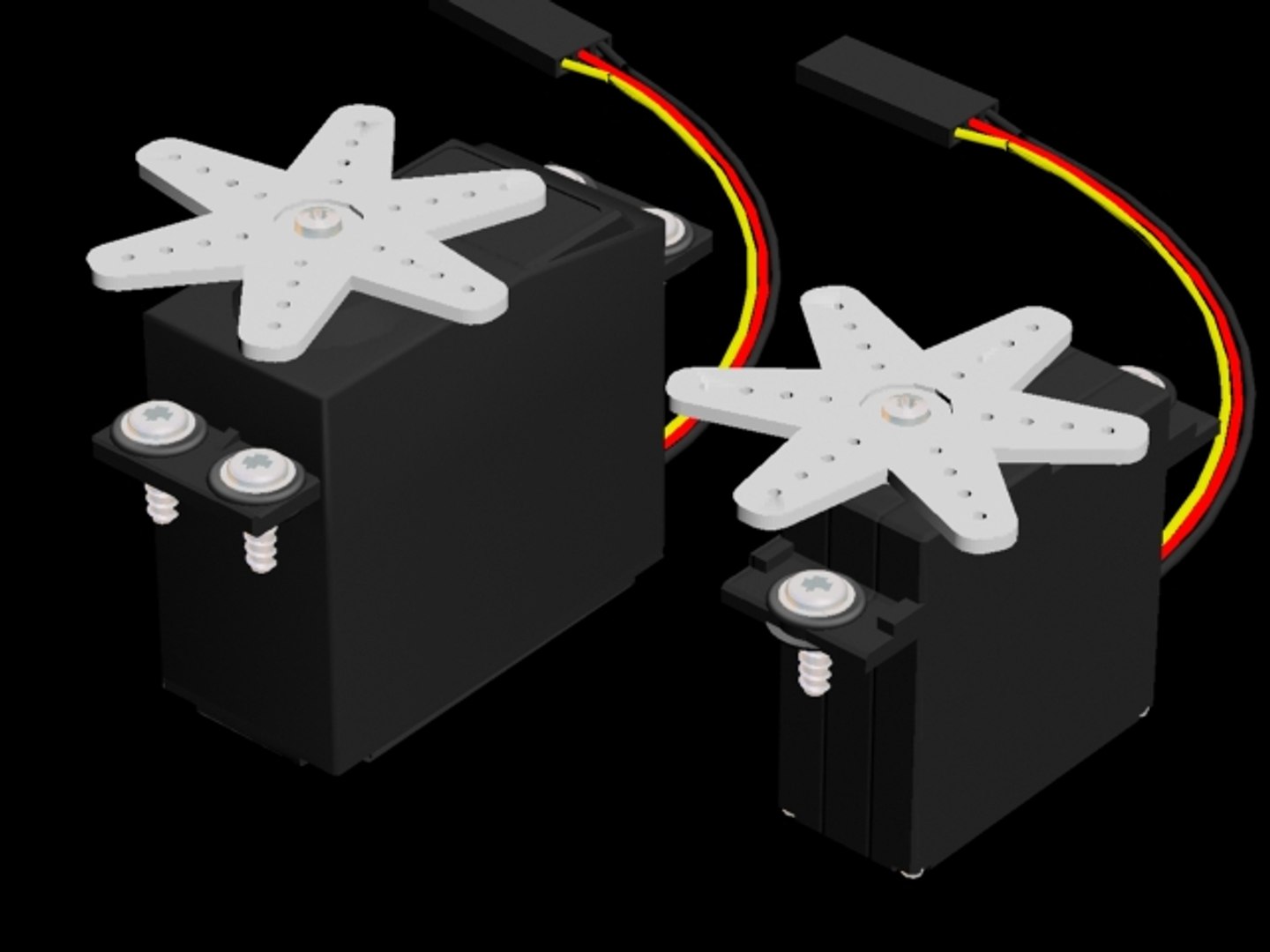 3d Servo Rc Futaba Model