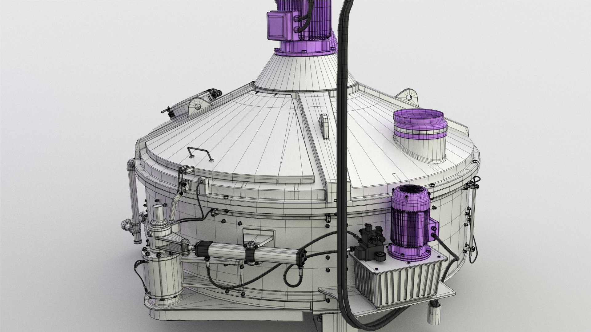 3D Concrete Mixer Planetary - TurboSquid 1525474