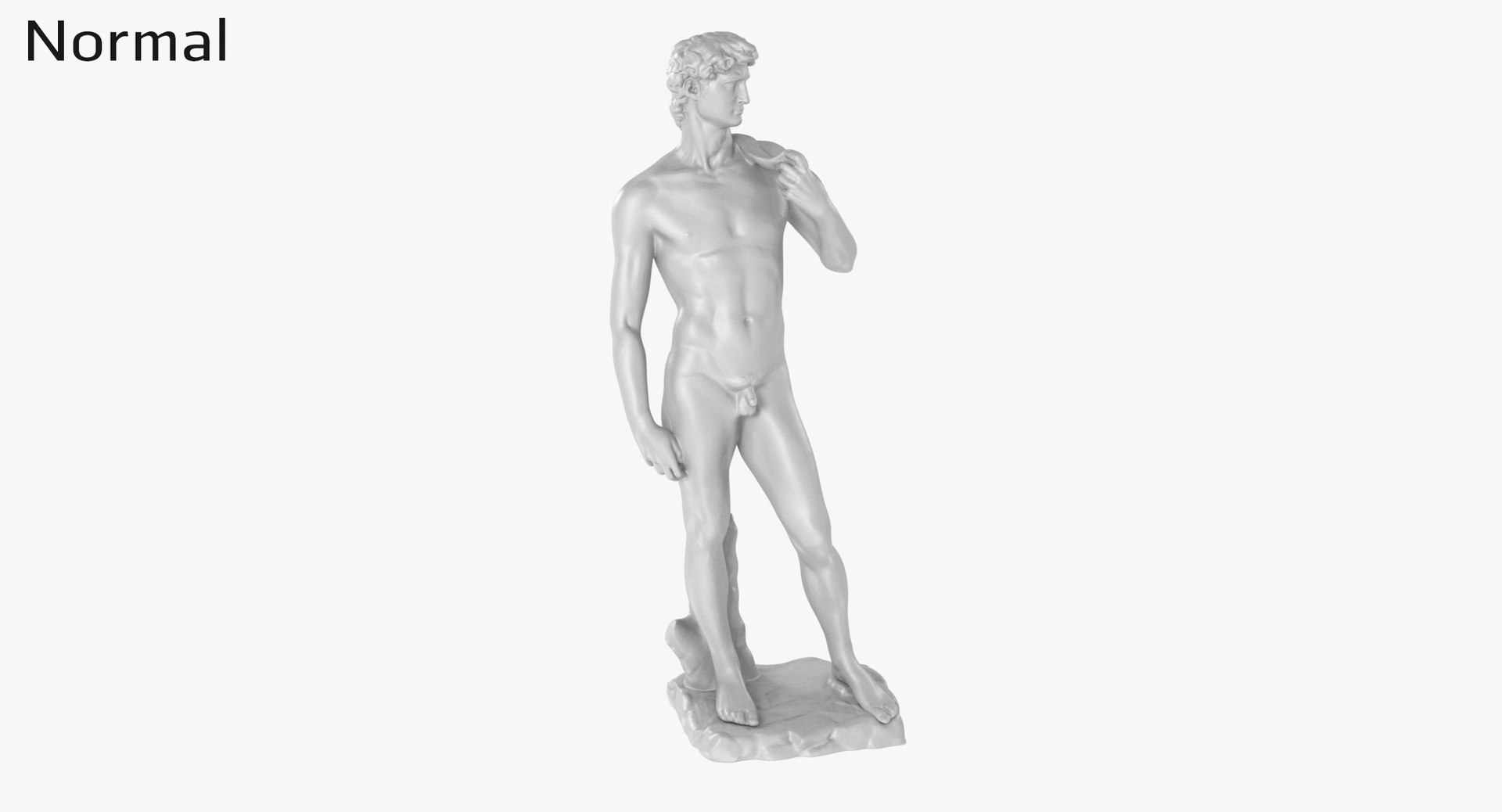 David statue 3D model - TurboSquid 1681266
