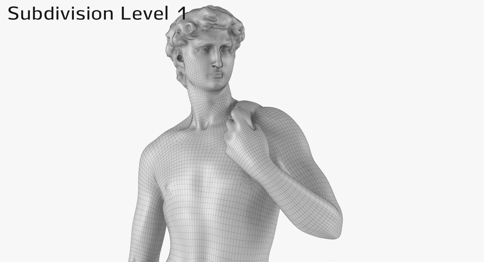 David statue 3D model - TurboSquid 1681266