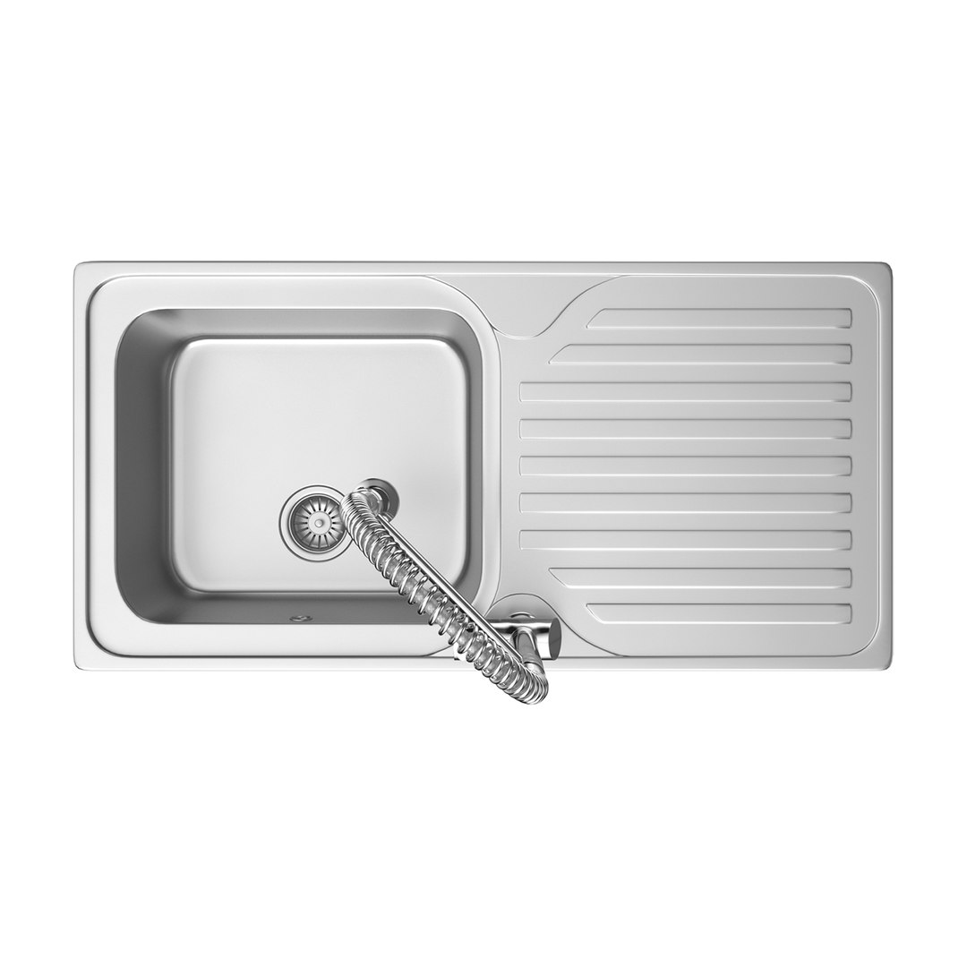 3D Sink Teka Classic Max with Maestro My1 Faucet - TurboSquid 2174763