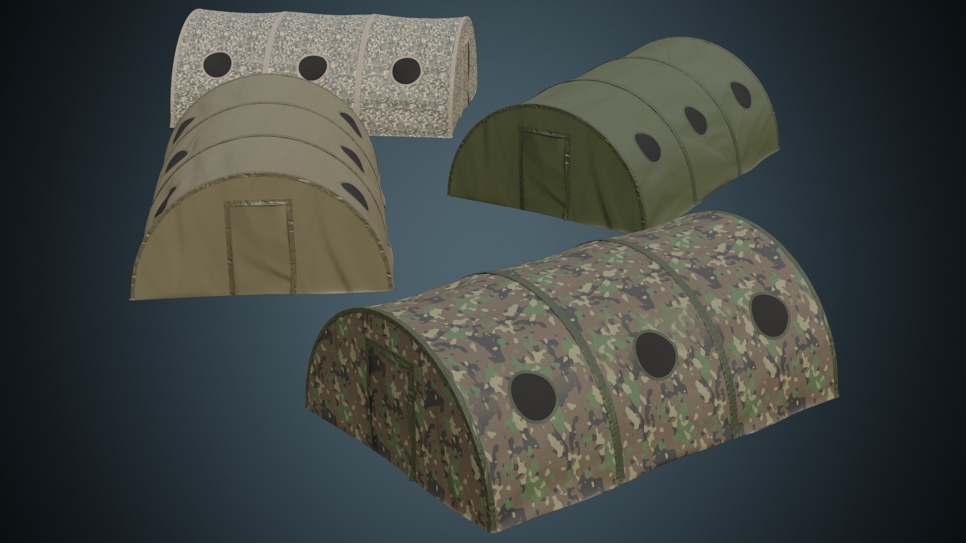 Tent 3A 3D Model - TurboSquid 2035199