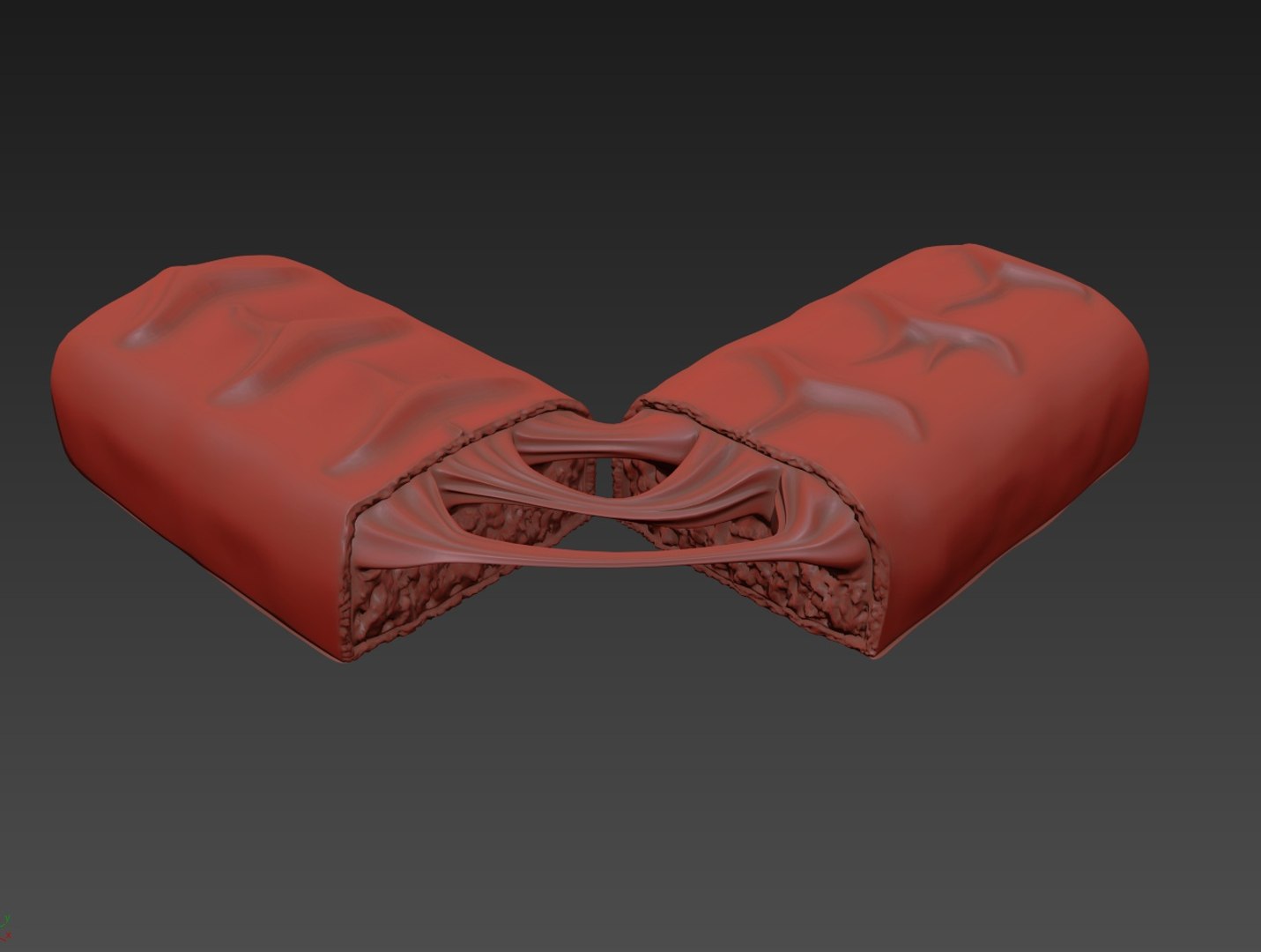 Snickers Chocolate Bar Broken Model - TurboSquid 1412647