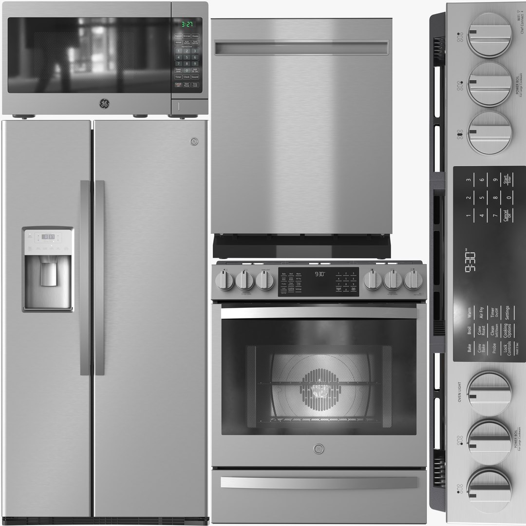 3D Model GE Appliance Collection 05 - TurboSquid 2088393
