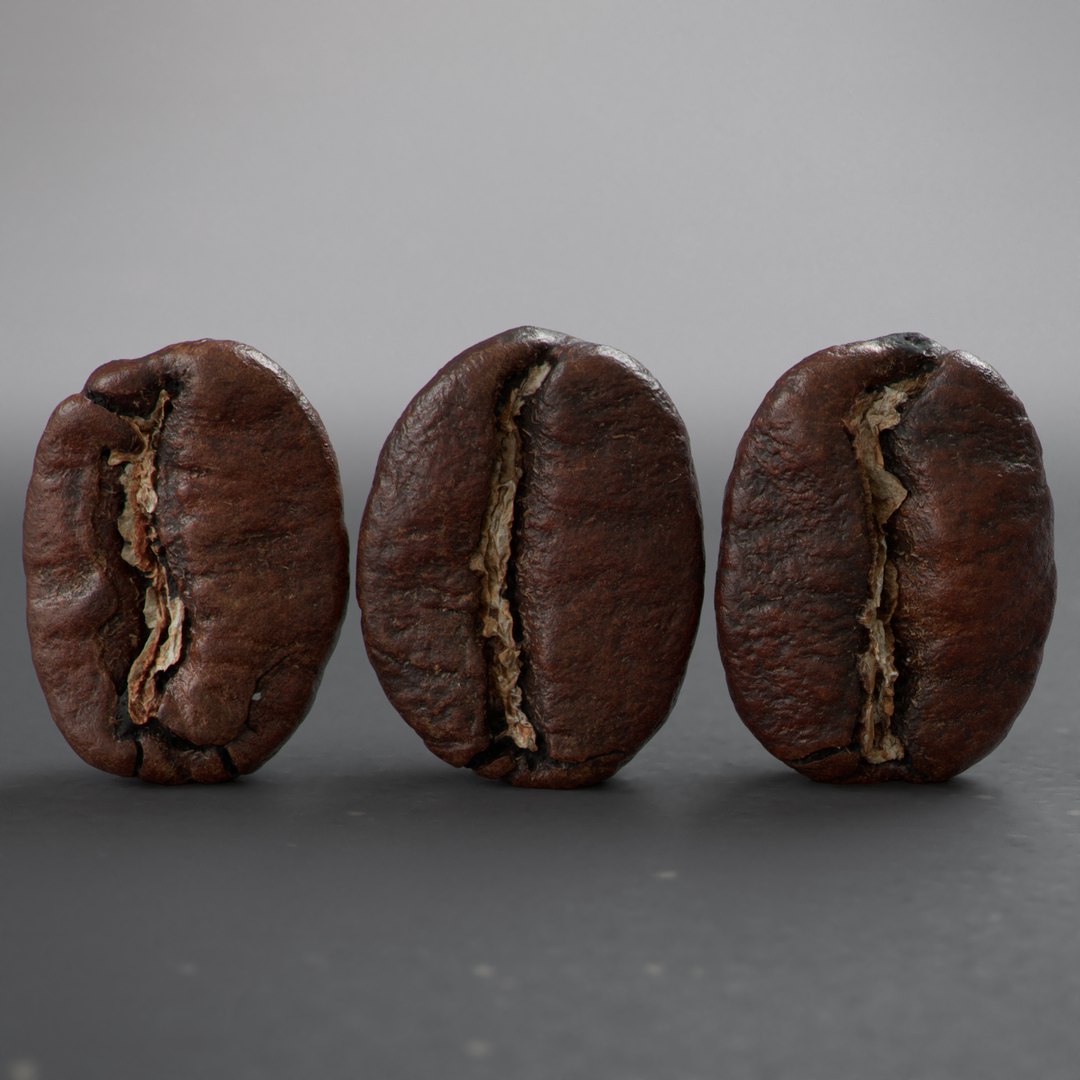 3D scan coffee beans model - TurboSquid 1348943