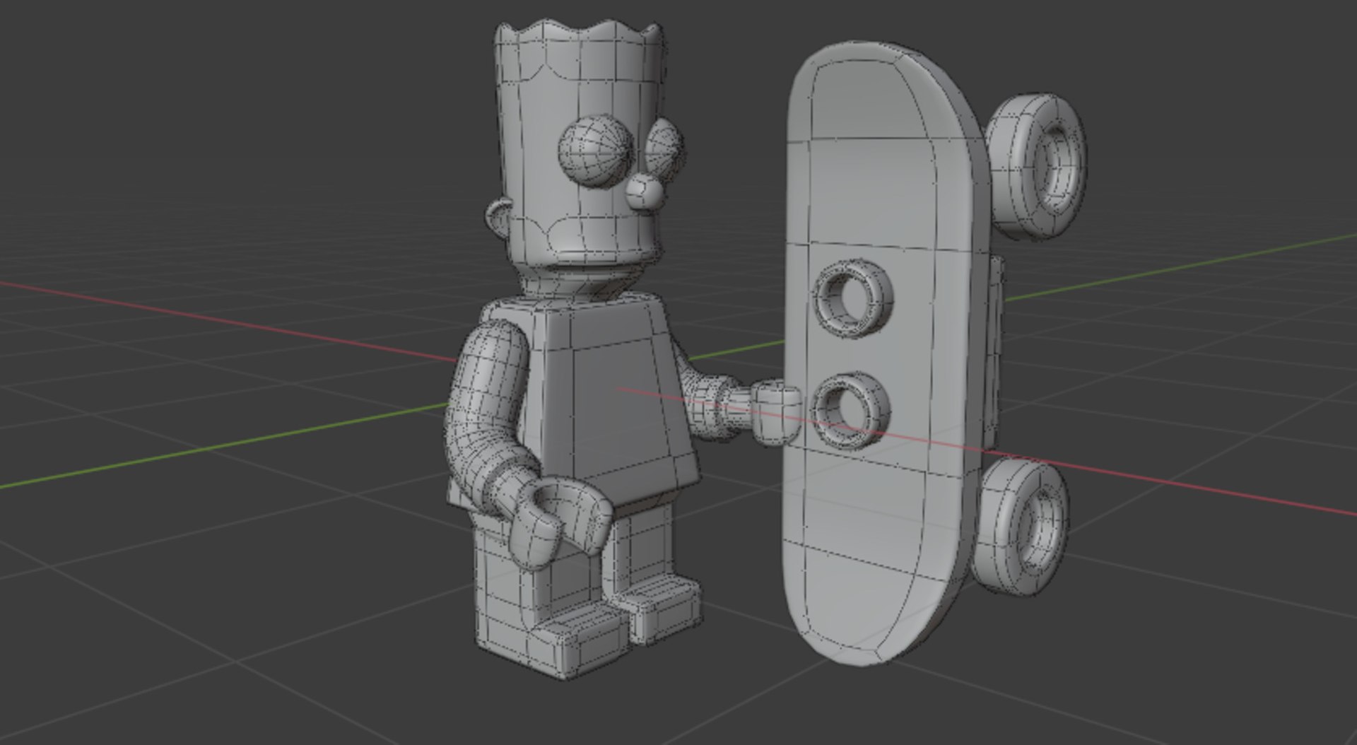 Lego Bart Simpson 3D - TurboSquid 2186539