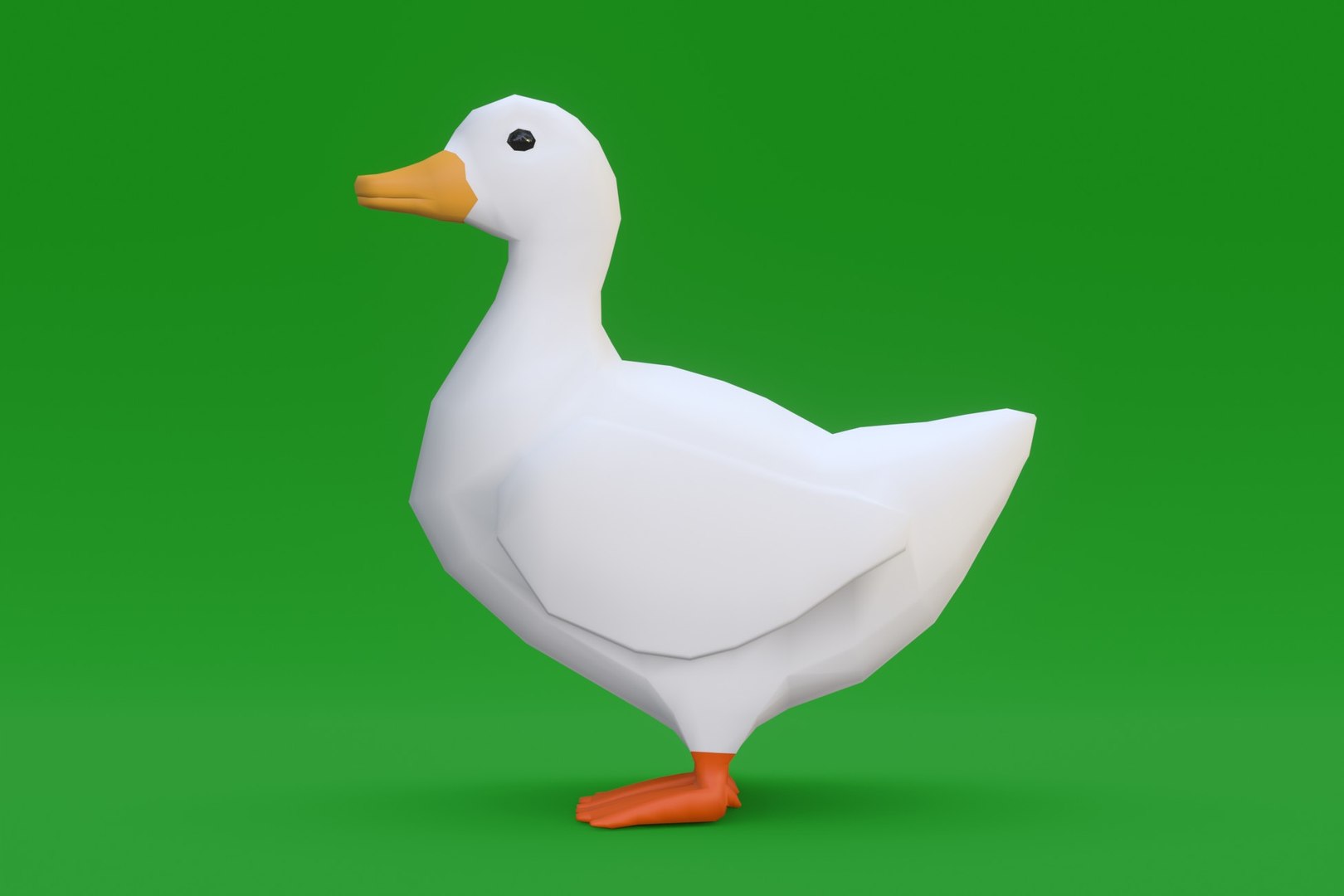3D Low Poly Duck - TurboSquid 2218046