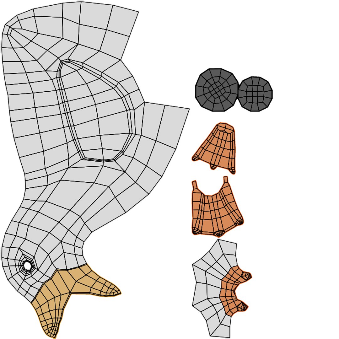 3D Low Poly Duck - TurboSquid 2218046