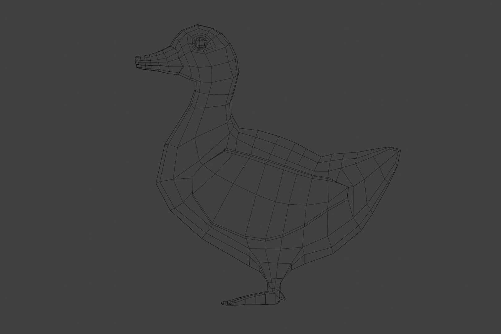 3D Low Poly Duck - TurboSquid 2218046