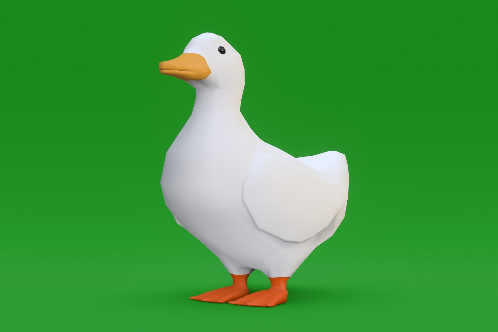 3D Low Poly Duck - TurboSquid 2218046