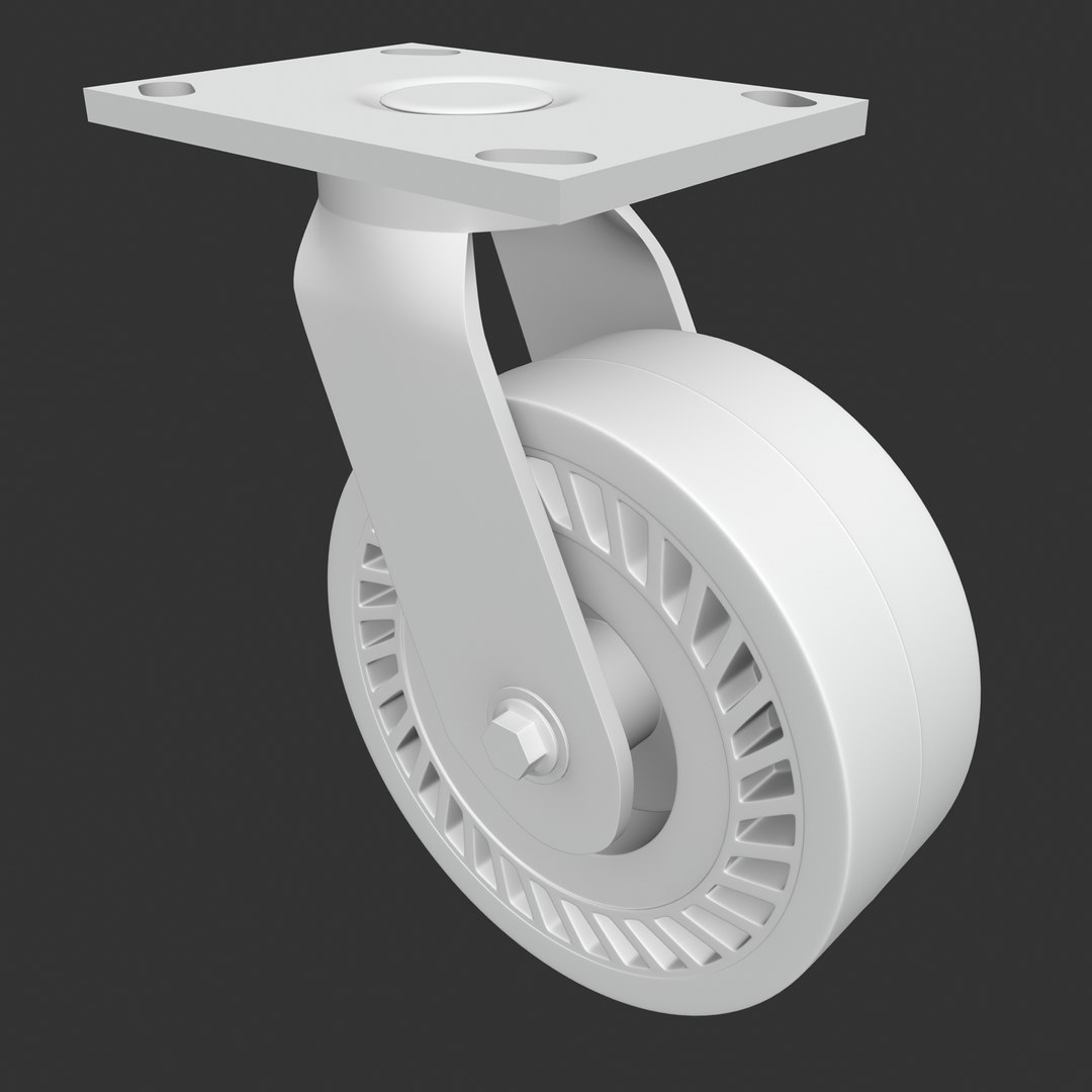 Caster Wheel 3d Model