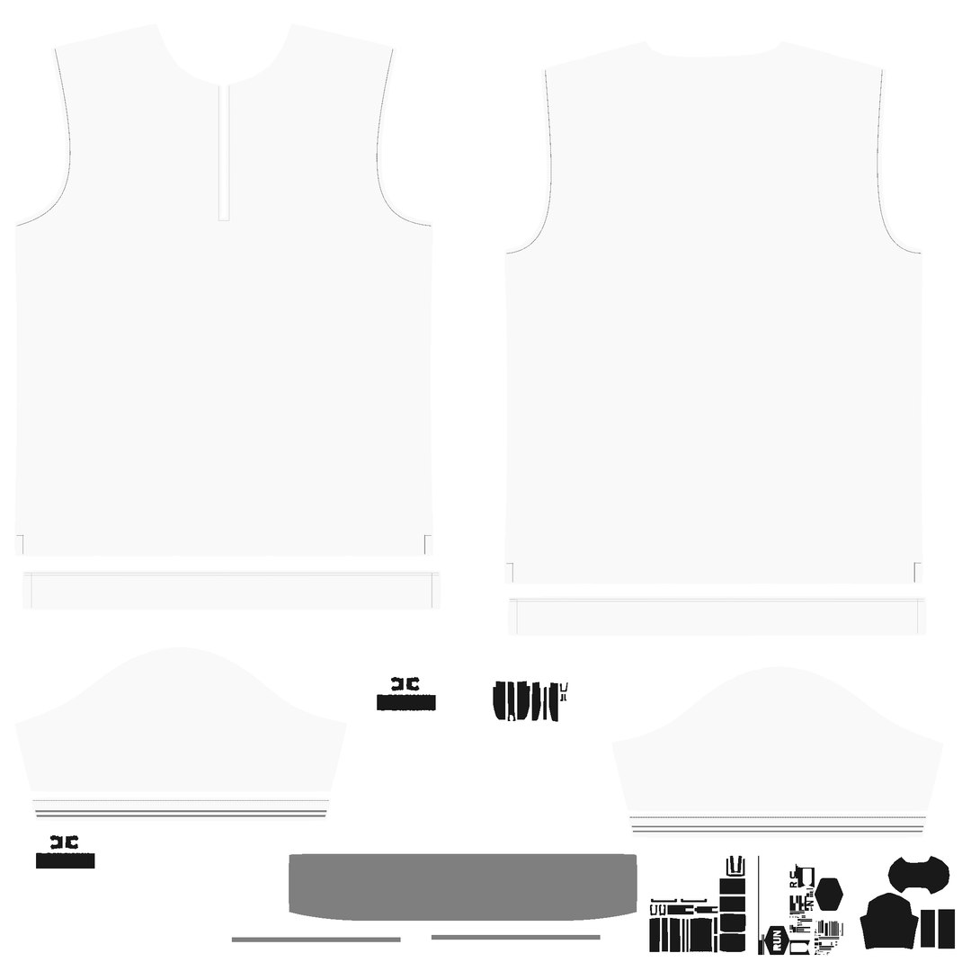 3D MENS HALF-ZIP STRIPED POLO T-SHIRT In Low Poly Model - TurboSquid ...