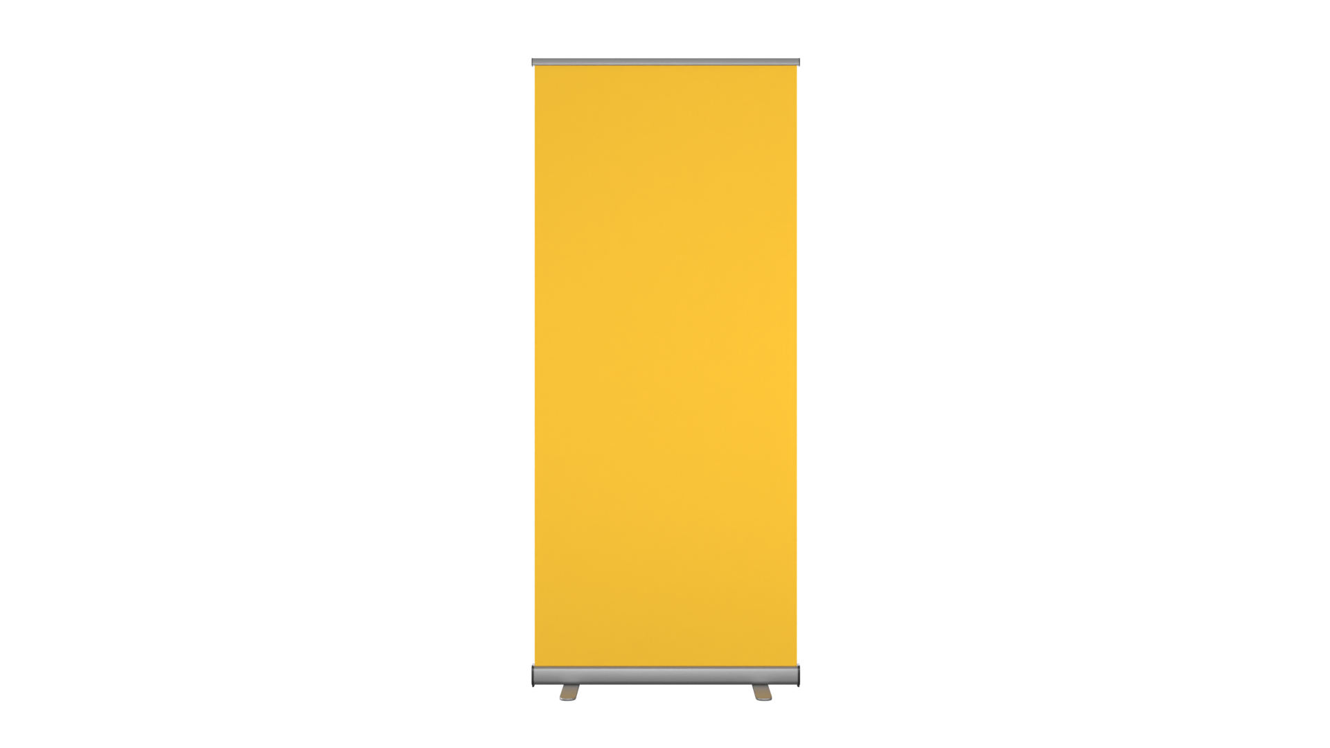 3D Yellow Roll-up Banner - TurboSquid 2219243
