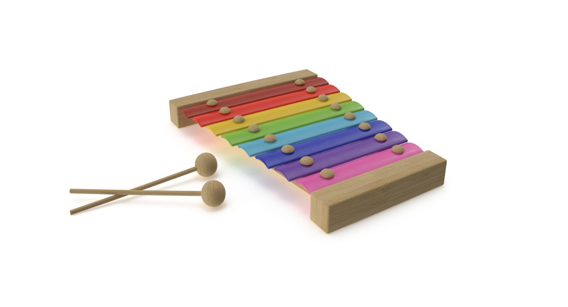 3D Xylophone - TurboSquid 1325121
