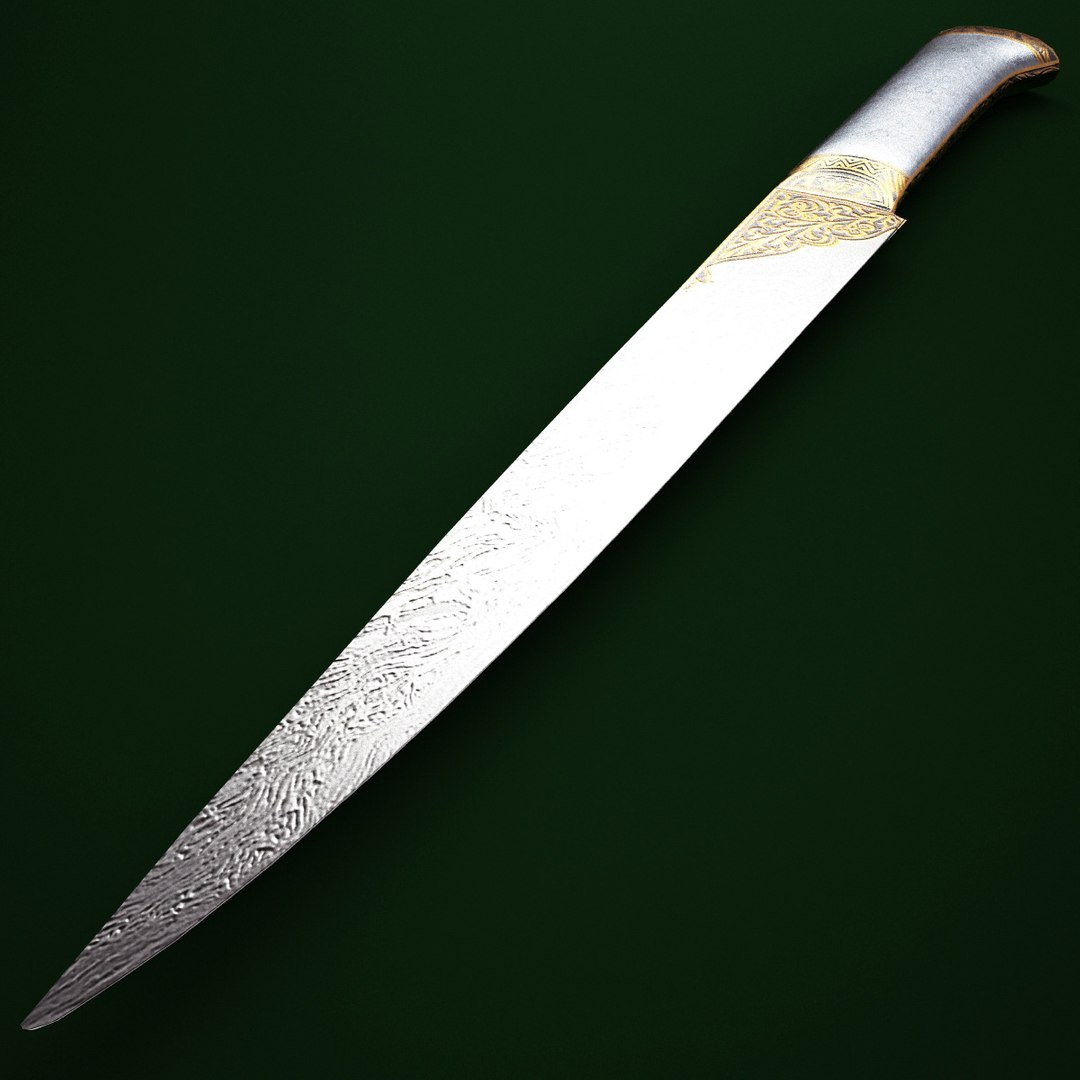 3d Persian Kard Dagger Model
