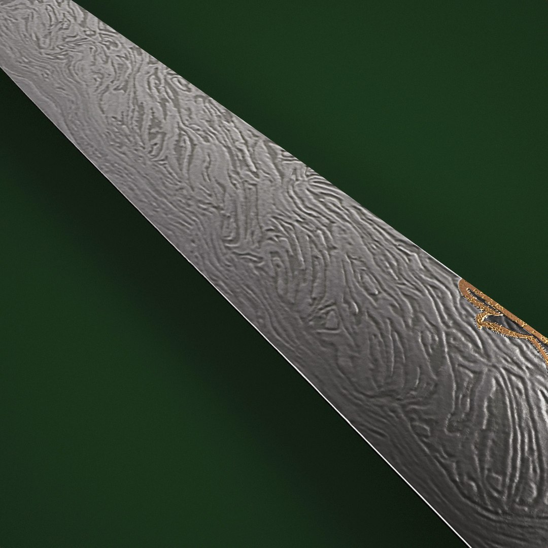 3d Persian Kard Dagger Model