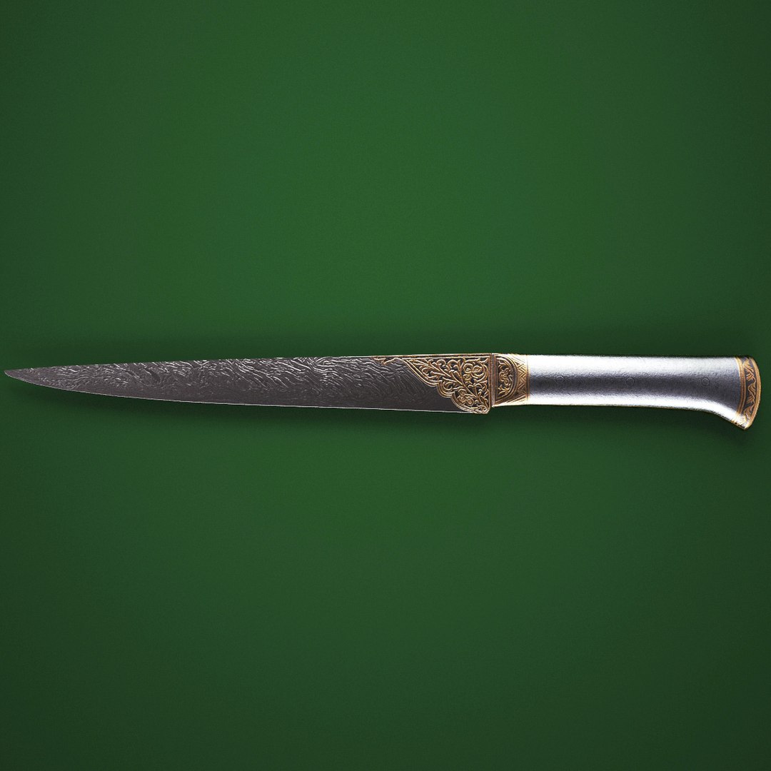 3d Persian Kard Dagger Model