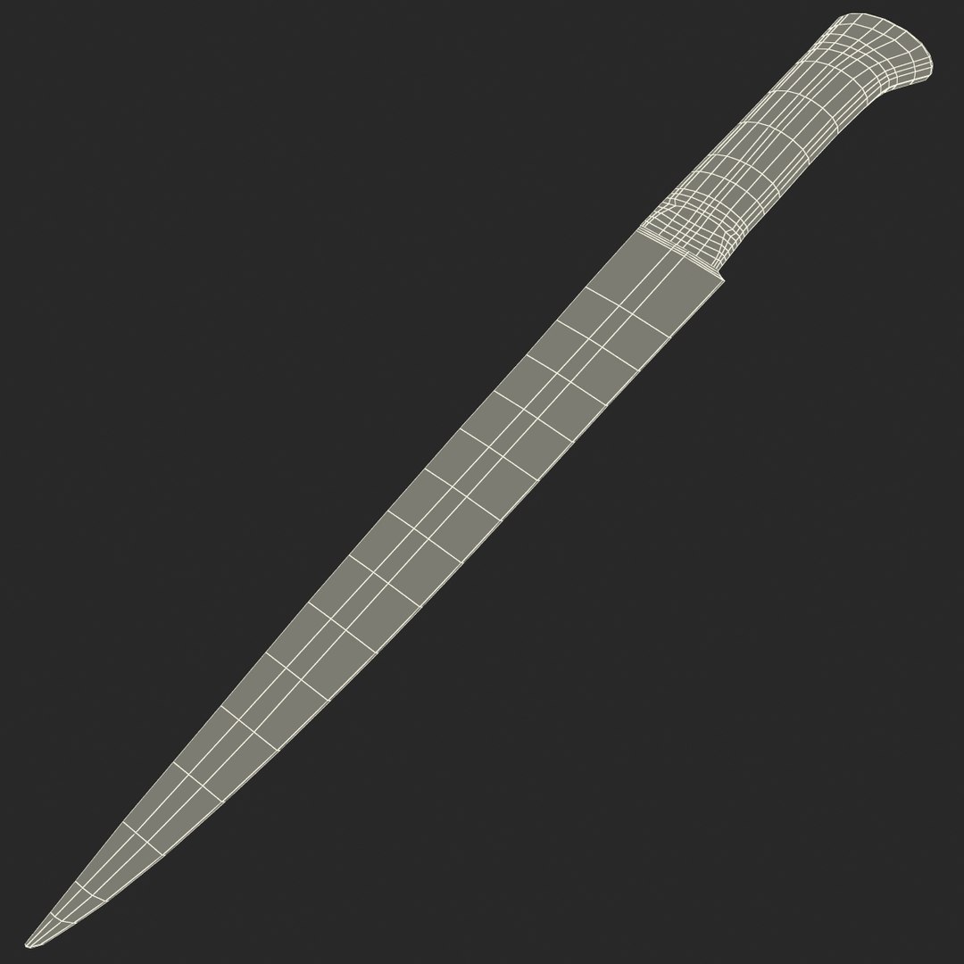 3d Persian Kard Dagger Model