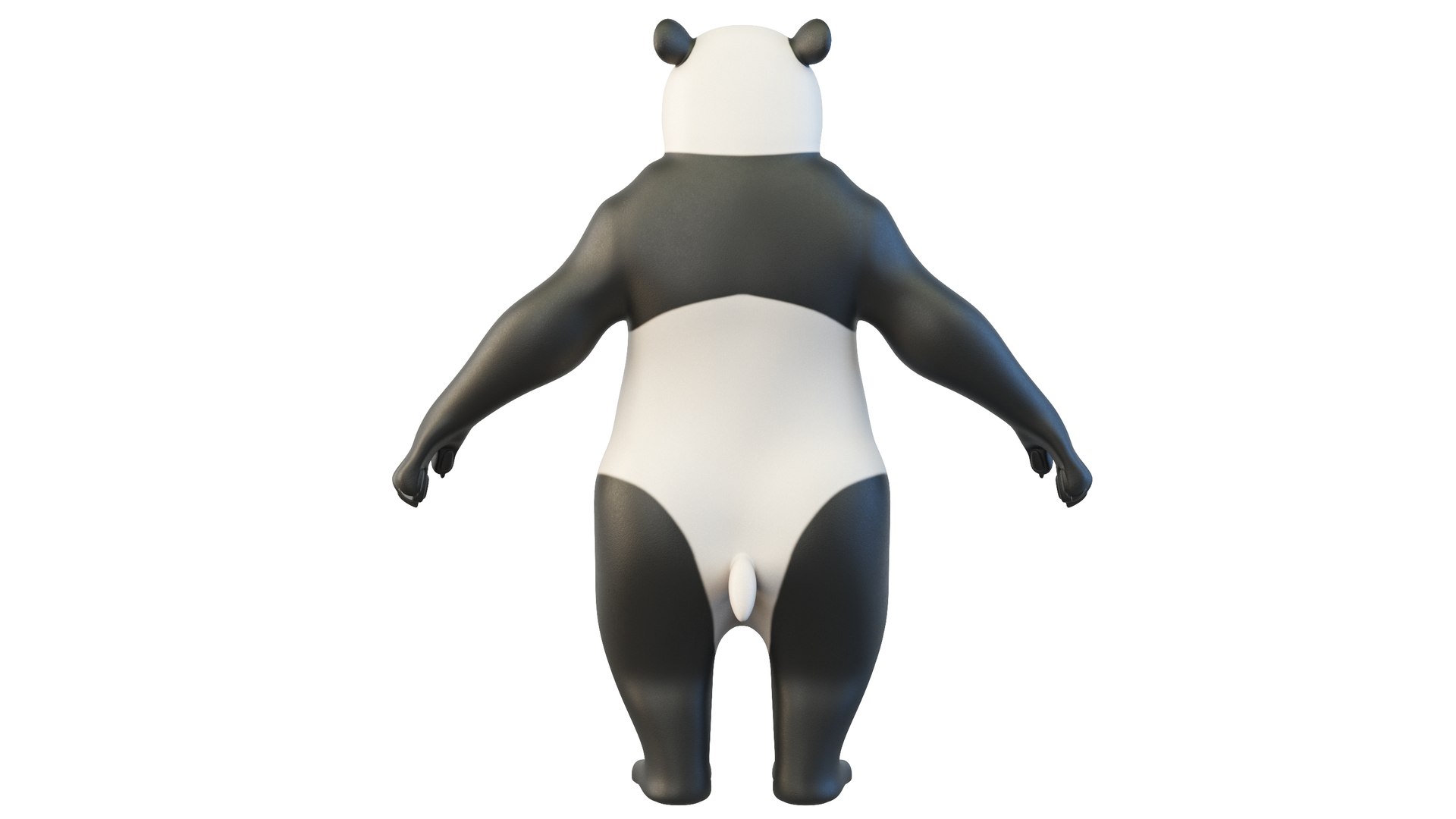 3D Cartoon Panda Character Model - TurboSquid 2107145
