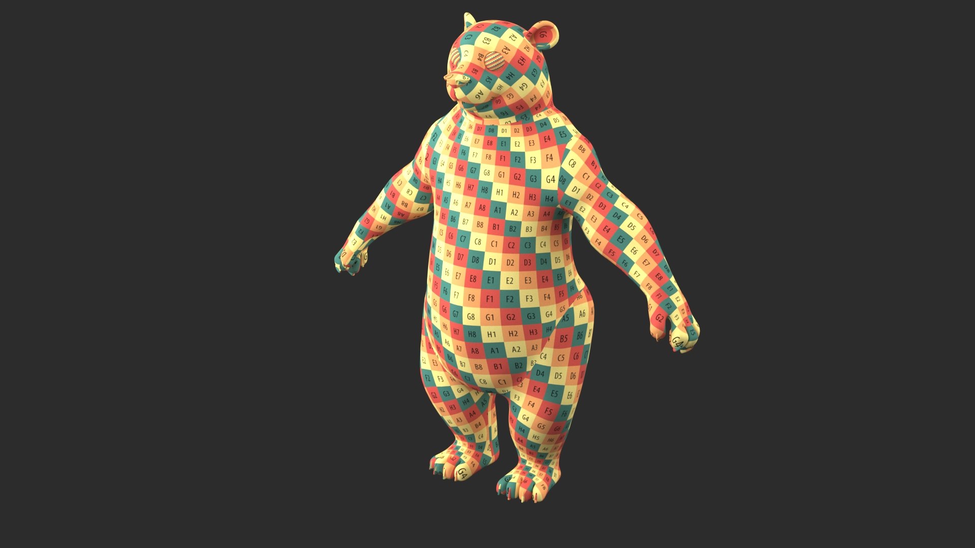 3D Cartoon Panda Character Model - TurboSquid 2107145