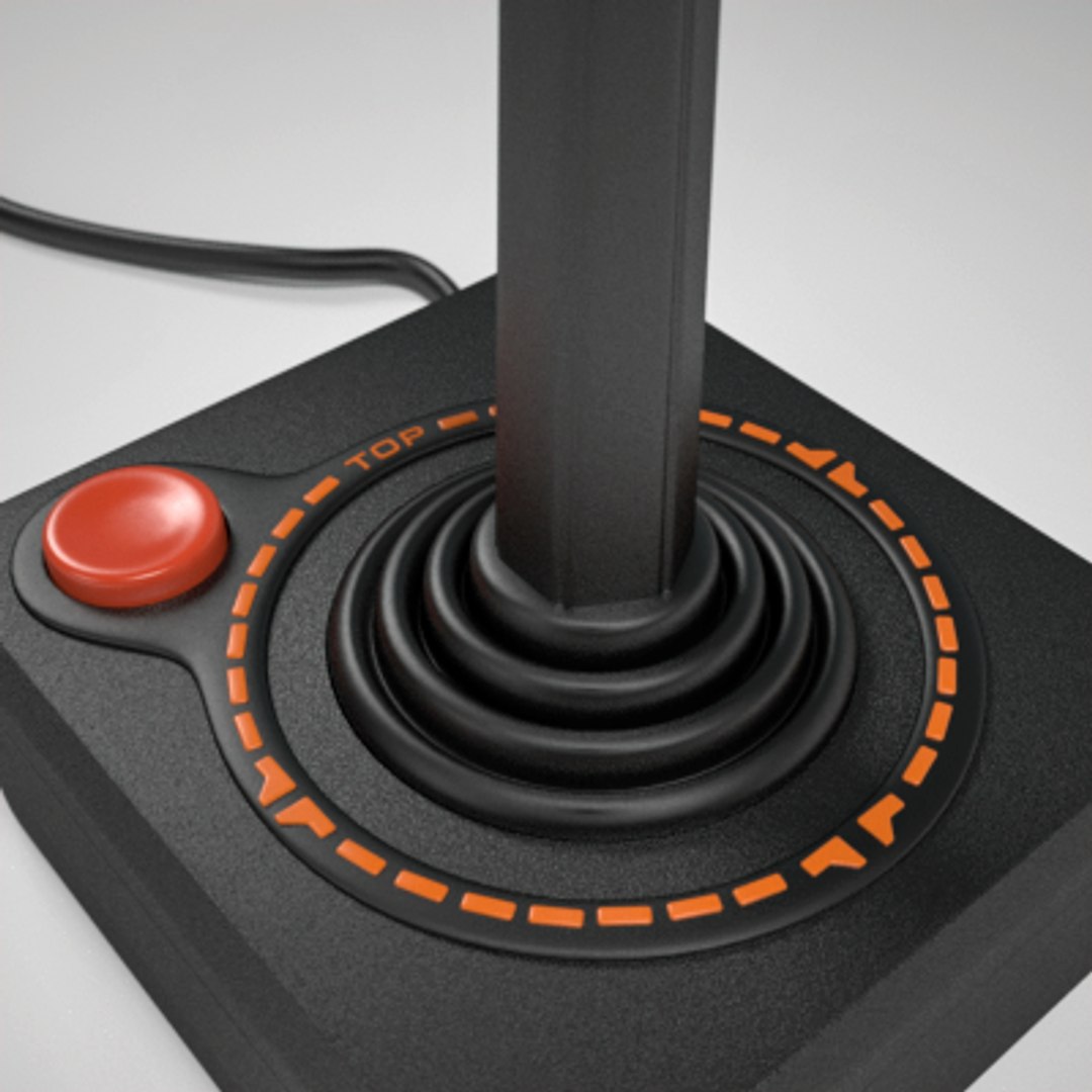 Retro Controllers Pack 3d Model