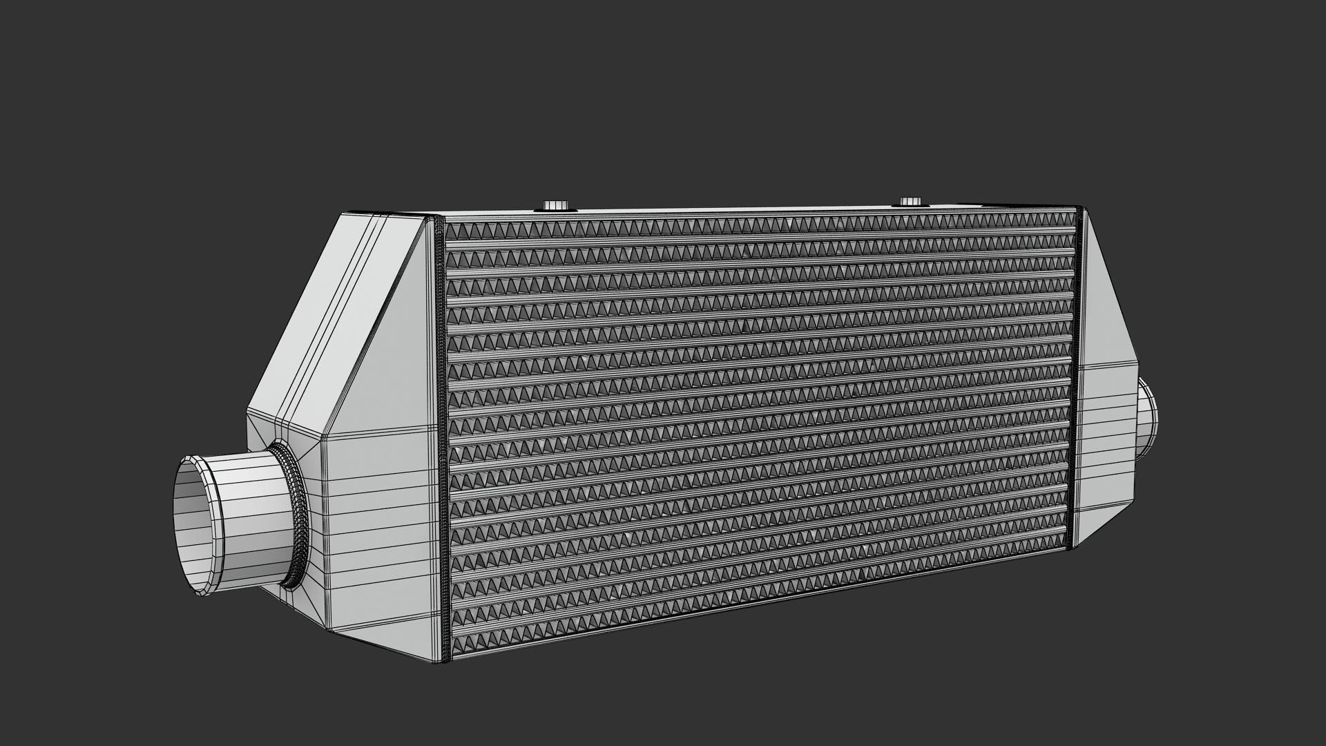 3D Intercoolers 5 Row - TurboSquid 1336526