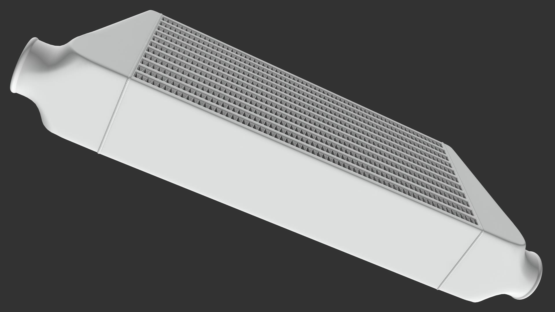 3D intercoolers 5 row - TurboSquid 1336526