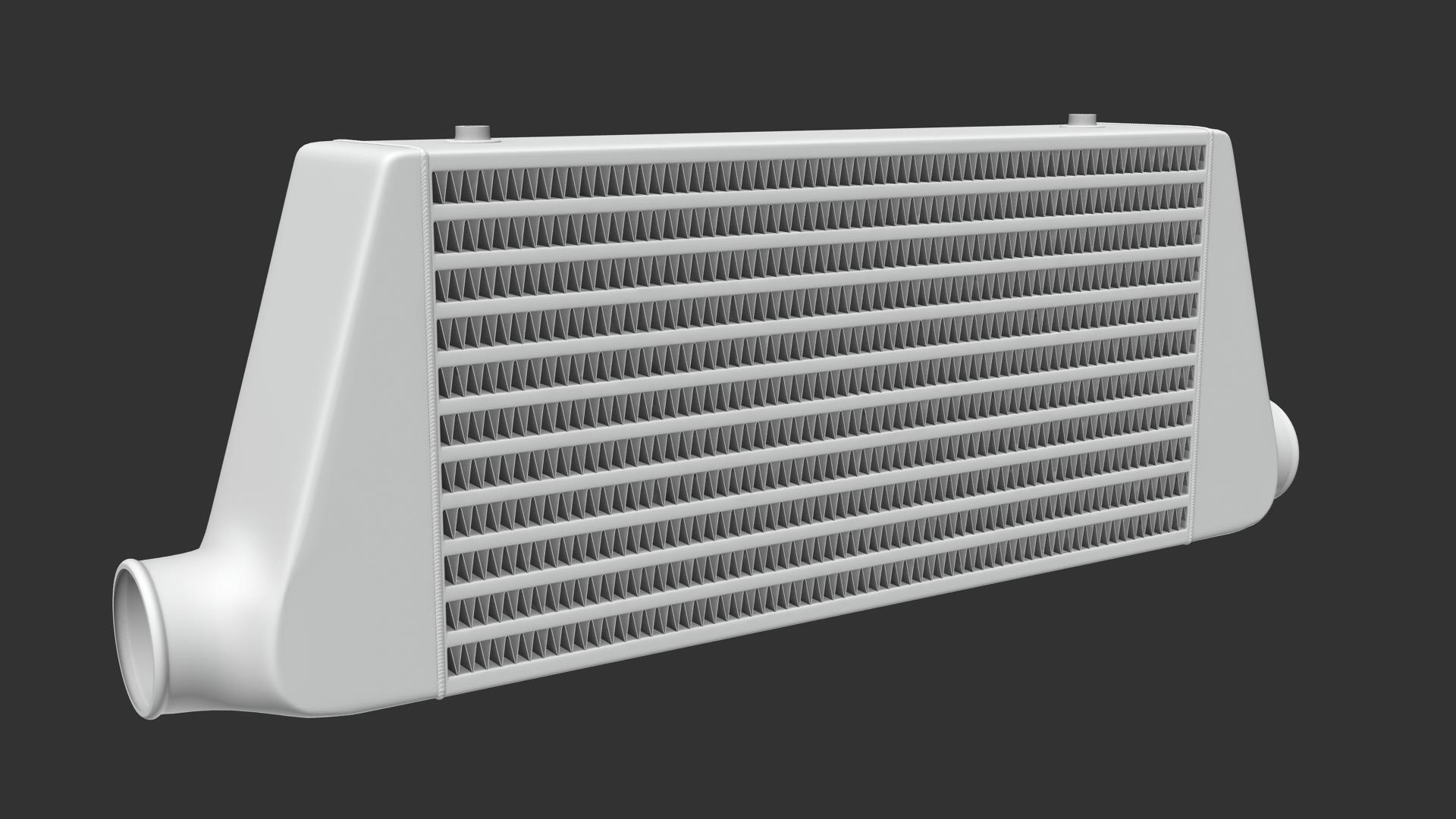 3D intercoolers 5 row - TurboSquid 1336526