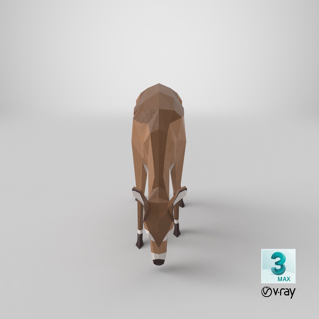 Doe---eating 3D - TurboSquid 1185573