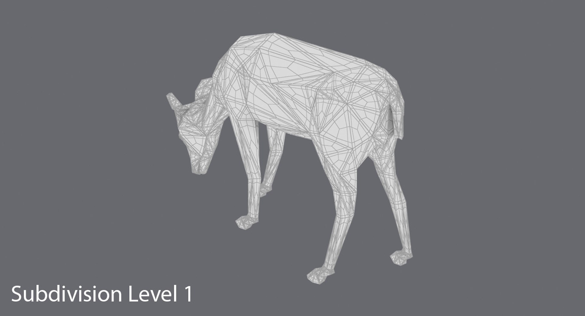 Doe---eating 3D - TurboSquid 1185573