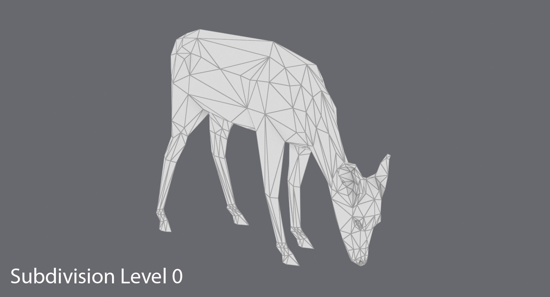 Doe---eating 3D - TurboSquid 1185573