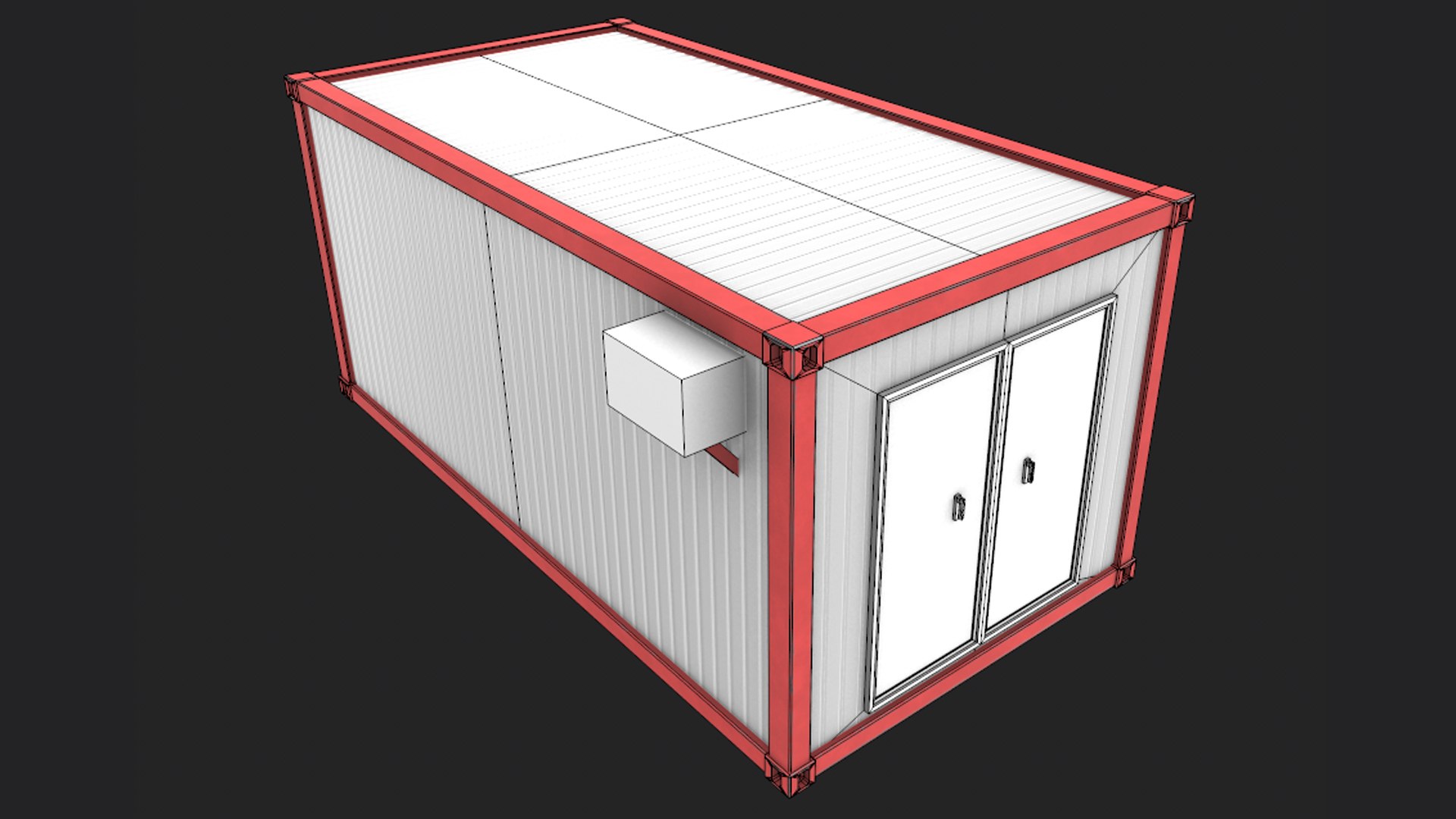 Ready Office Container 3D Model - TurboSquid 1558372