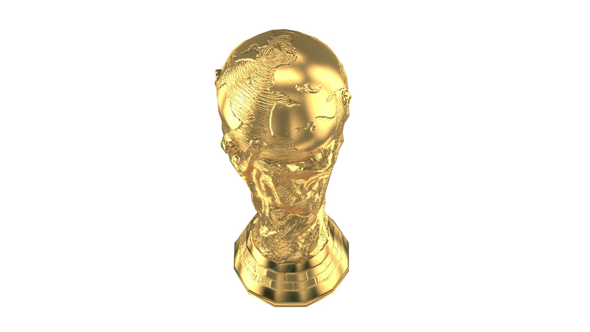 FIFA World Cup Trophy Low Poly 3D model - TurboSquid 2128135